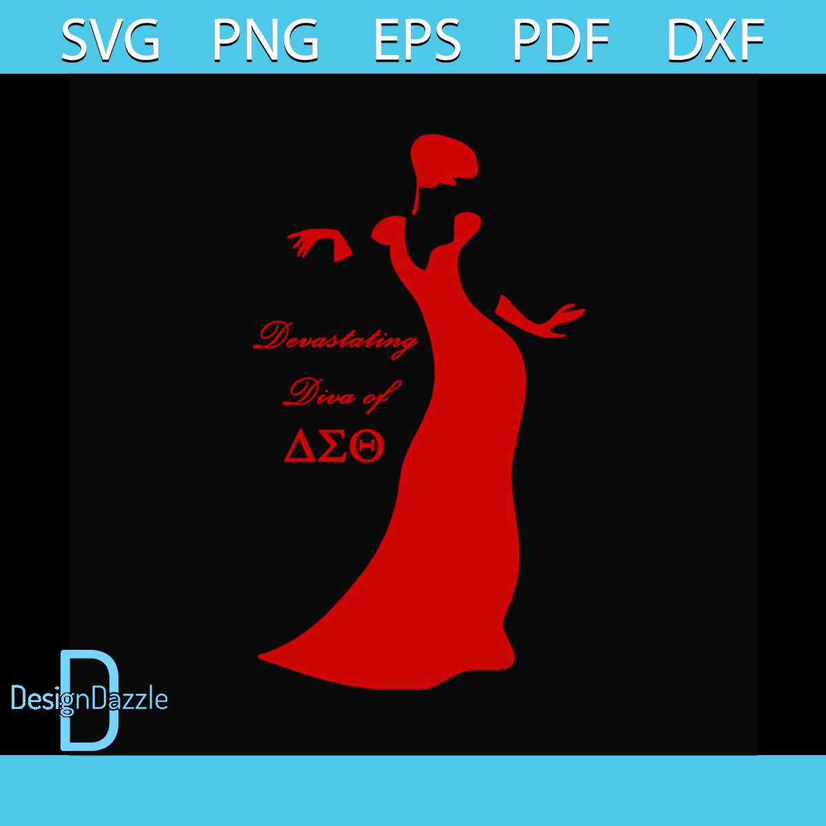 Delta Sigma Theta Sorority SVG Files For Silhouette, Files F | Inspire ...