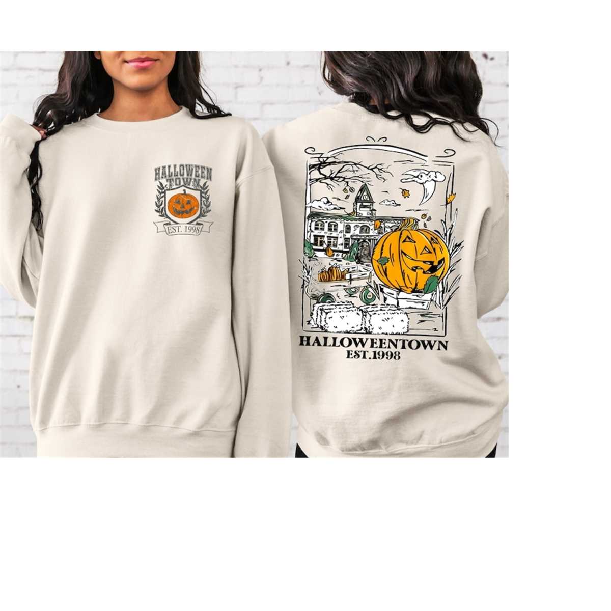 Halloweentown University Front and Back Sweatshirt,Vintage H | Inspire ...