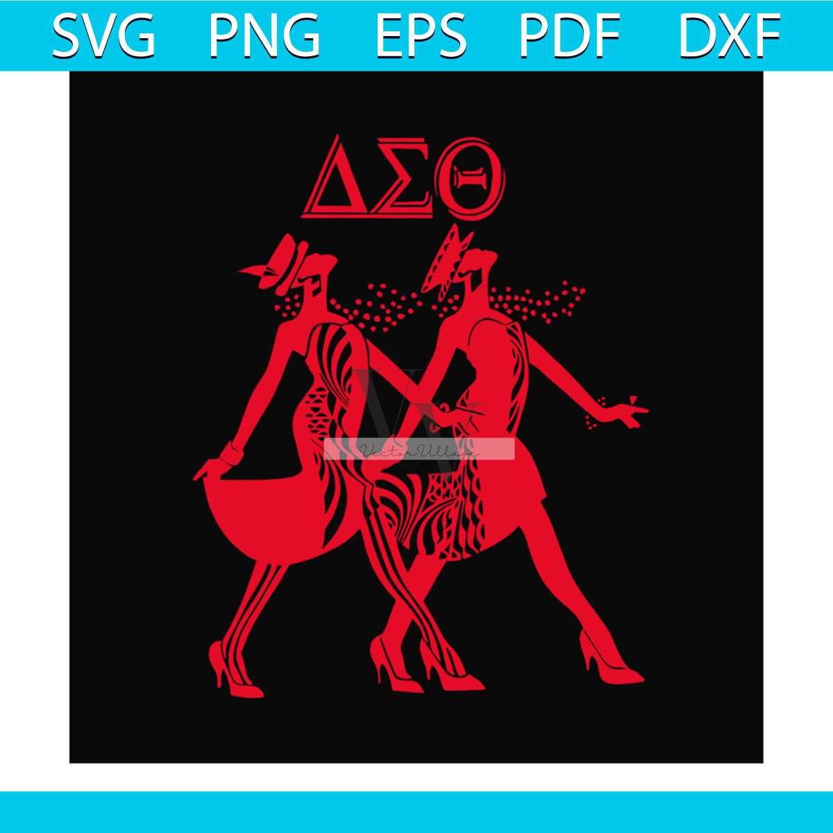 Delta Sigma Theta Sorority SVG Files For Silhouette, Files F | Inspire ...