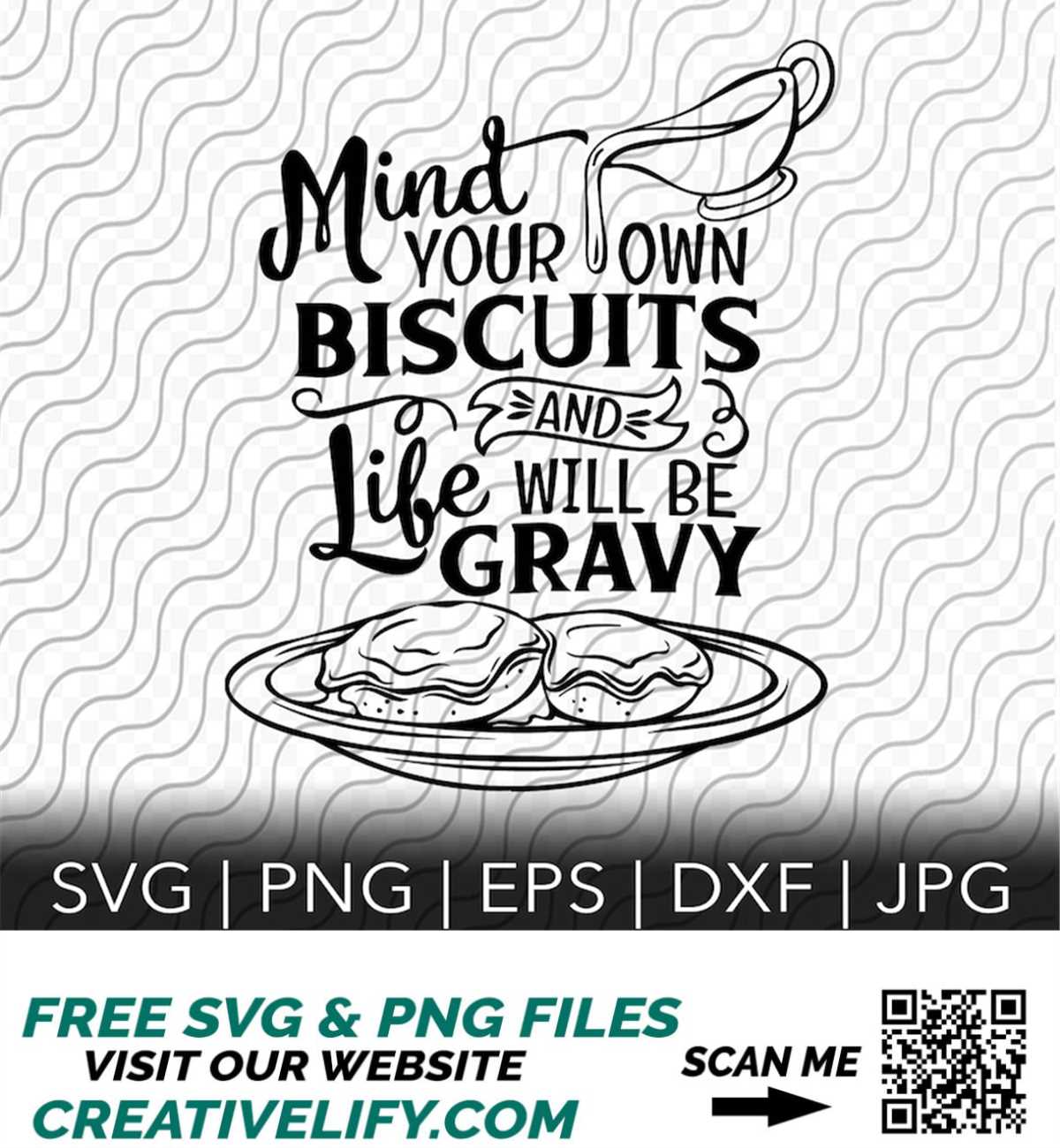 Biscuits and Gravy, Mind your own Biscuits, Cutting Template - Inspire ...