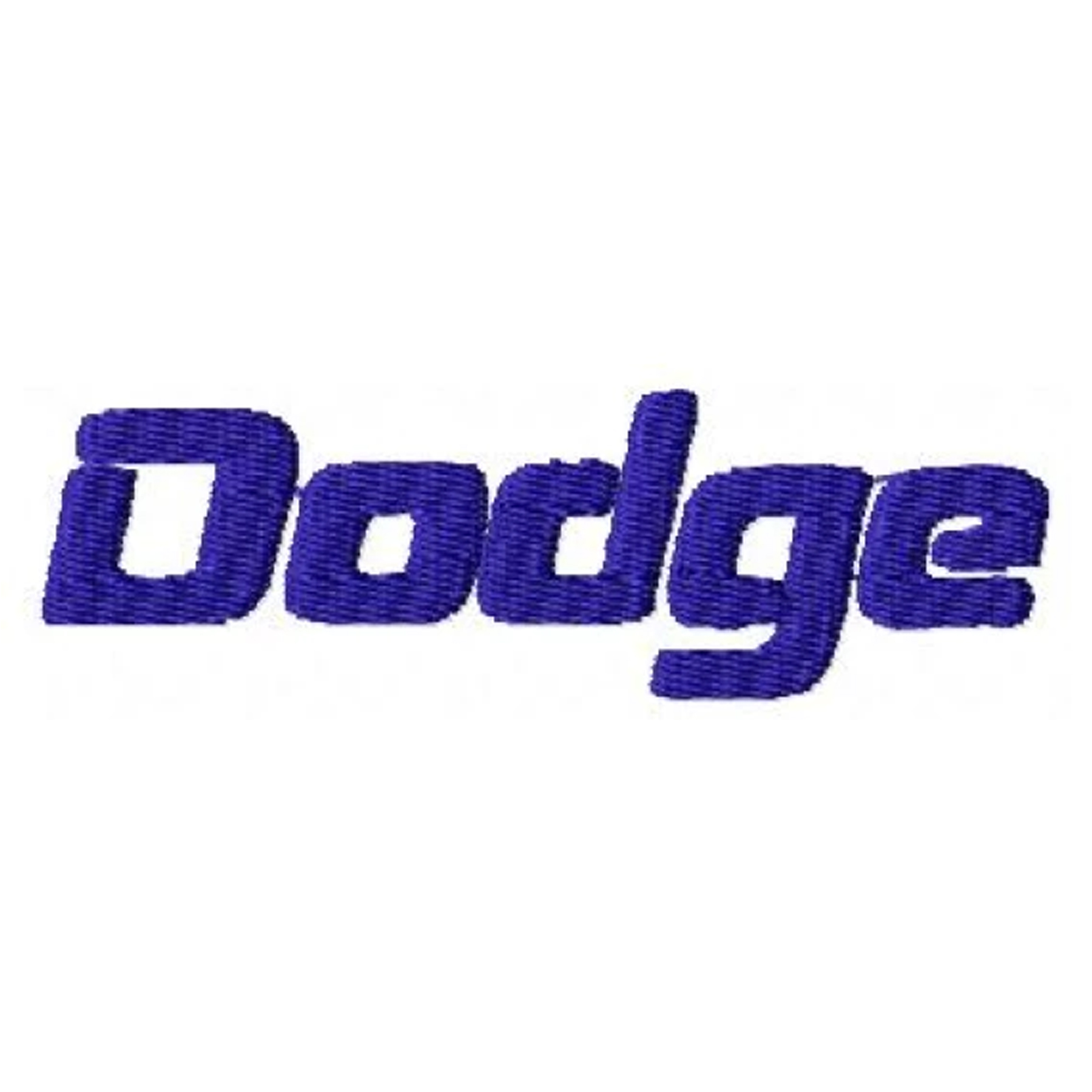 Dodge text logo embroidery design, Car design, Embroidered s | Inspire ...