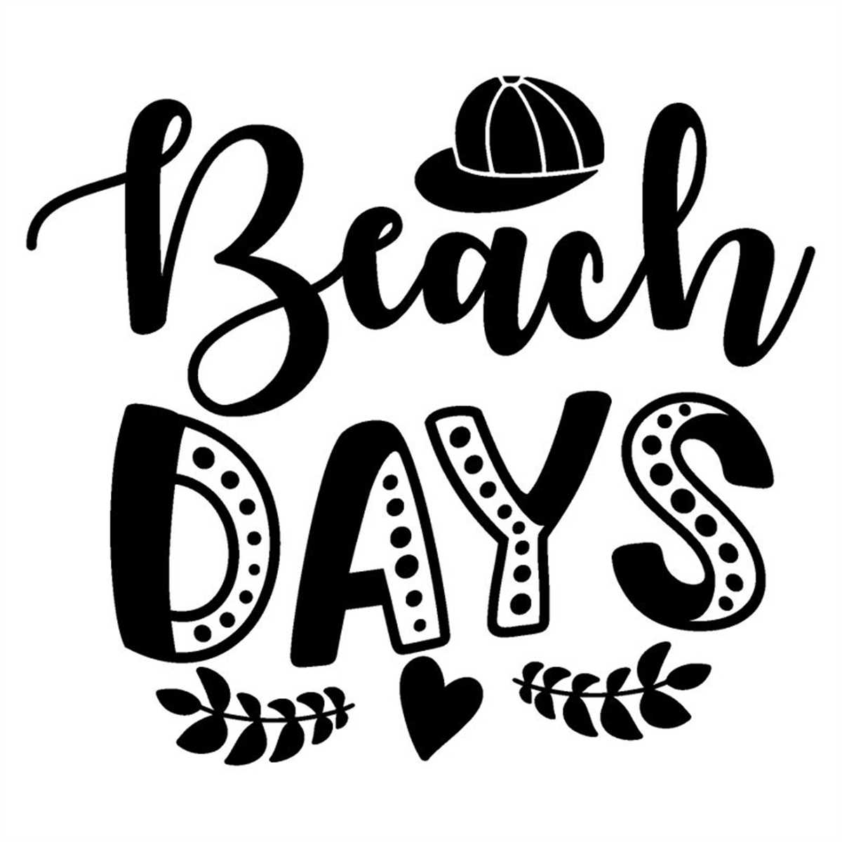 QualityPerfectionUS Digital Download - Beach Days - SVG File | Inspire ...