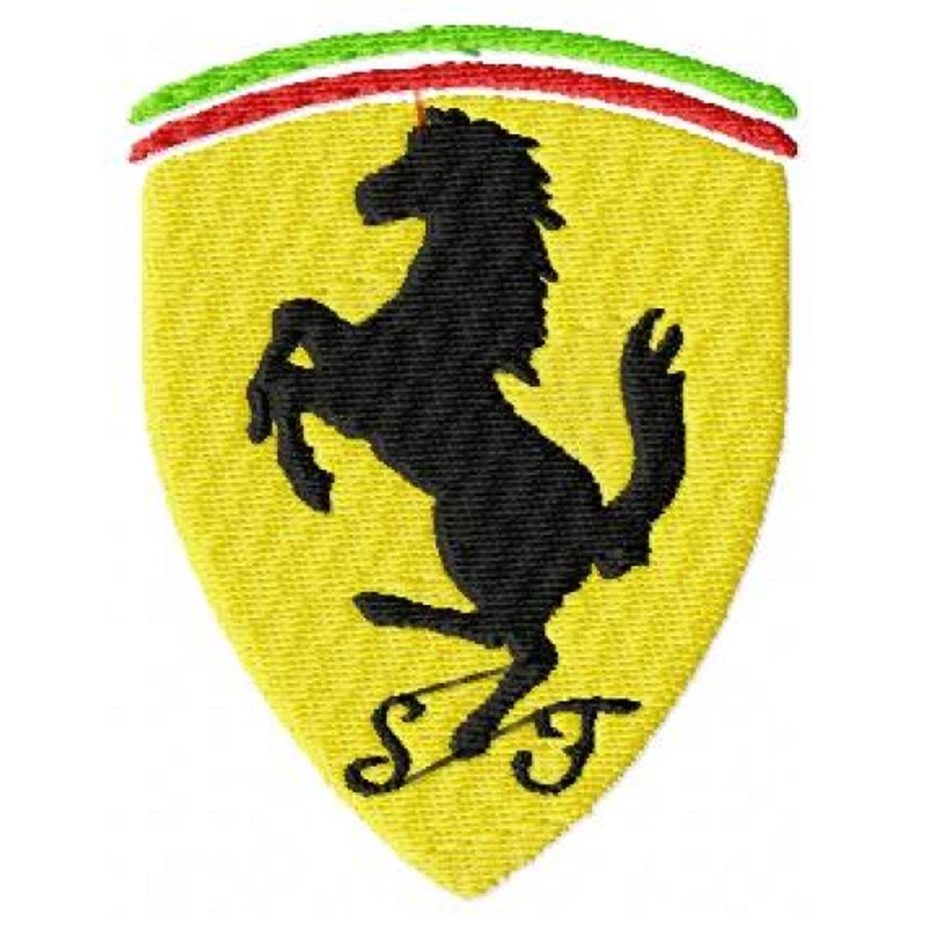 Ferrari logo embroidery design, Car design, Embroidered shir - Inspire ...