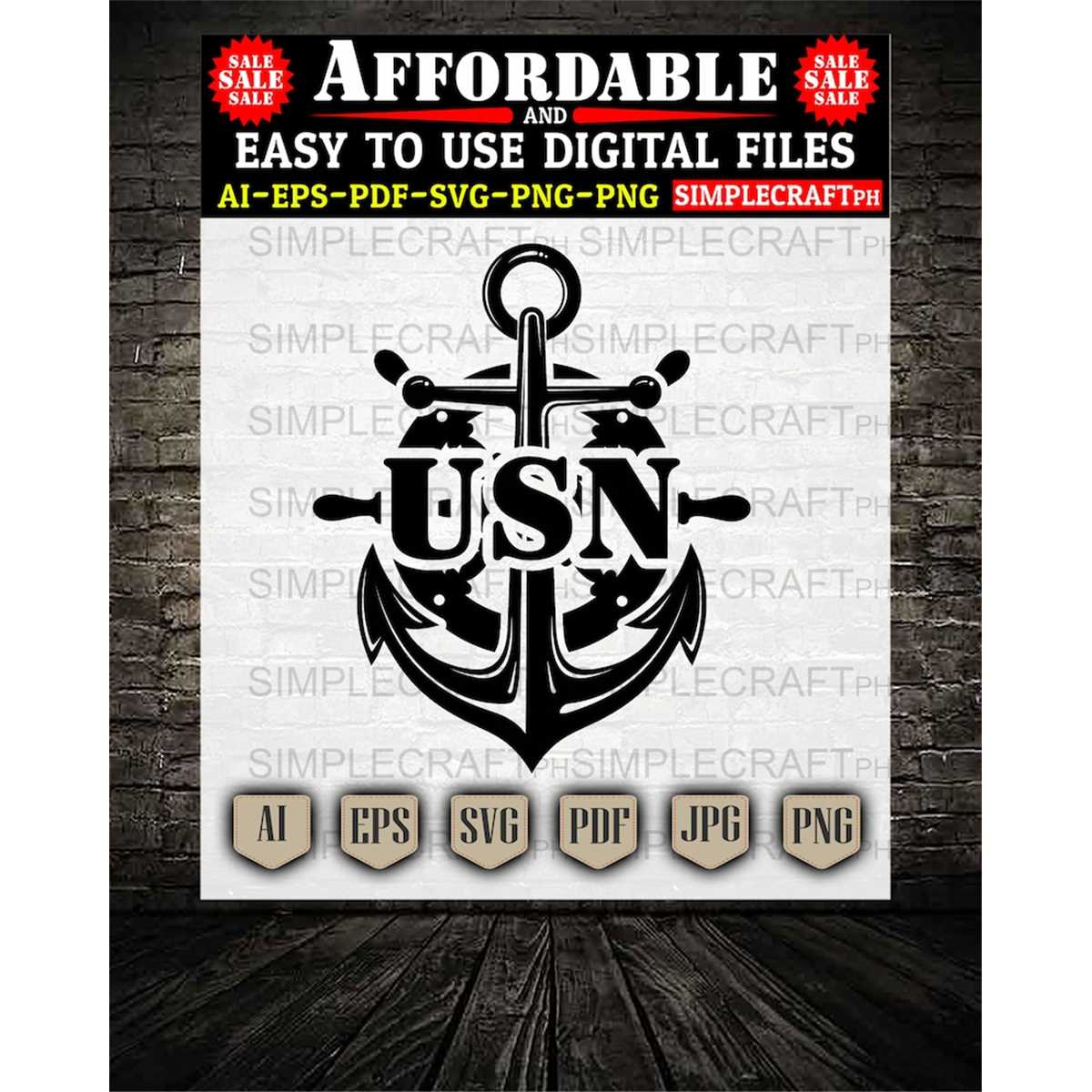 USN svg || US Navy svg || US Navy Tshirt svg || distressed - Inspire Uplift