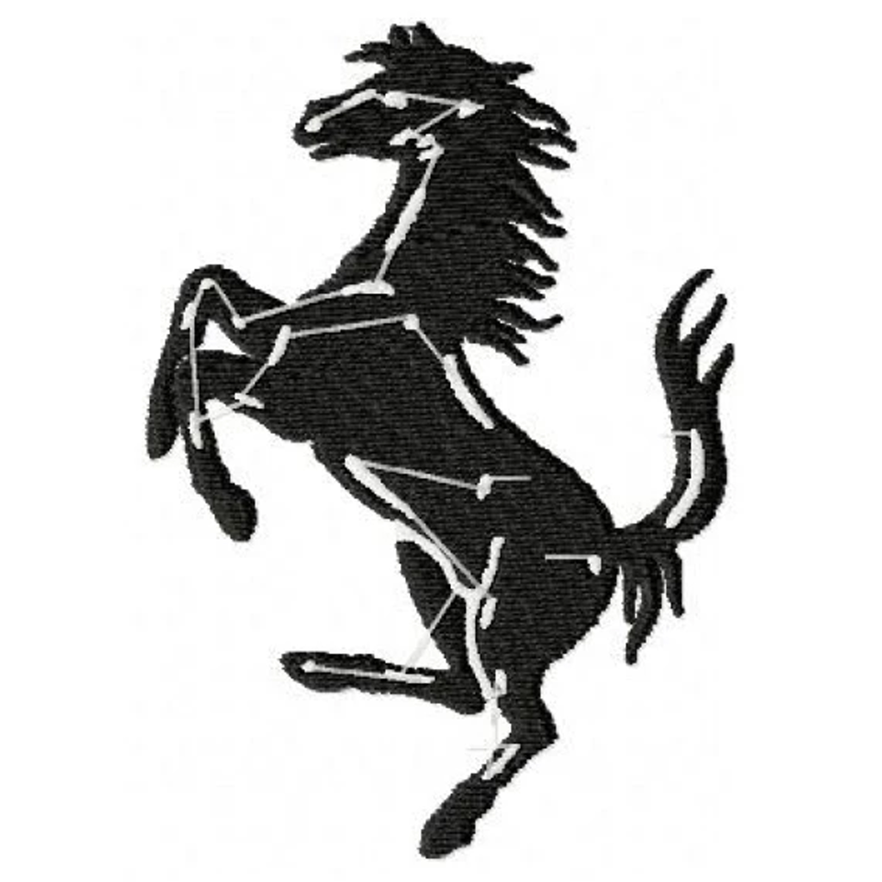 Horse of ferrari embroidery design, Car design, Embroidered - Inspire ...