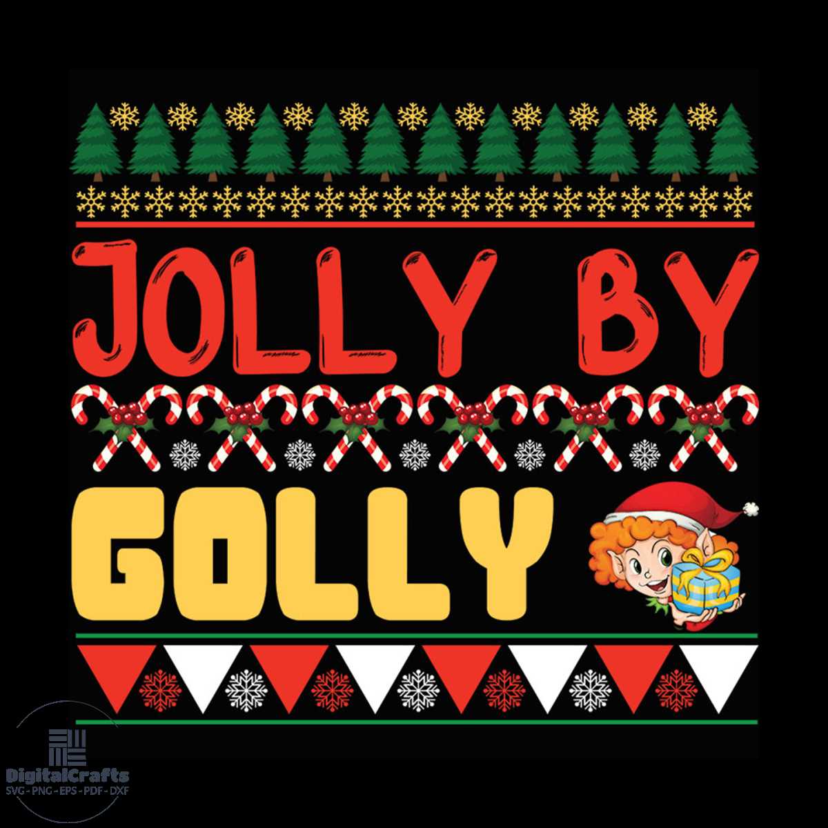 Jolly By Golly Svg, Christmas Svg, Christmas Jolly Svg, Chri | Inspire ...