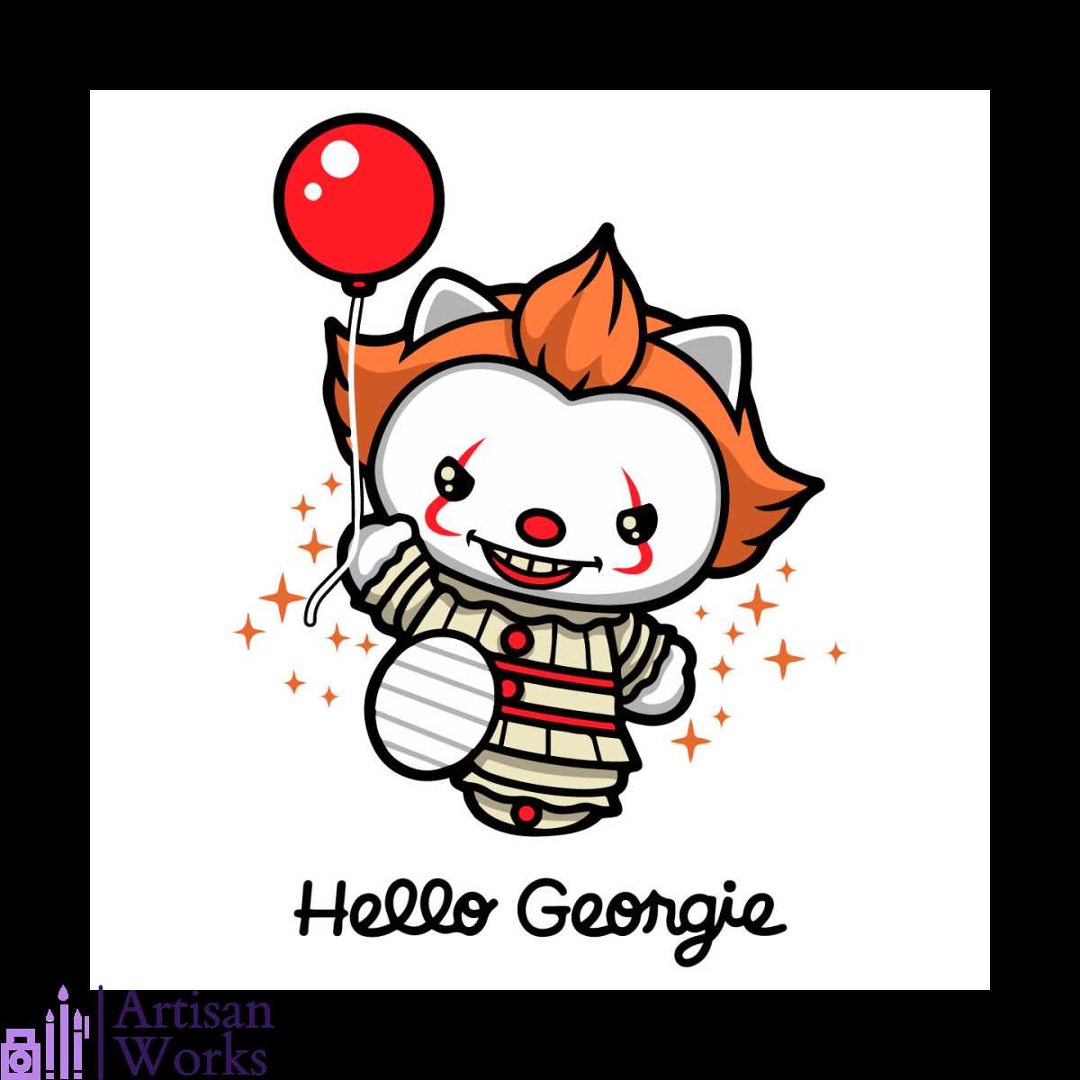 Kitty Pennywise Hello Georgie Halloween Svg Png Eps Dxf, svg | Inspire ...