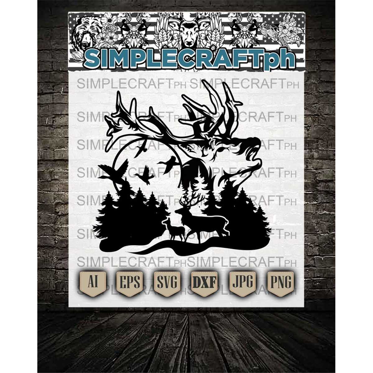 mule deer svg - Inspire Uplift