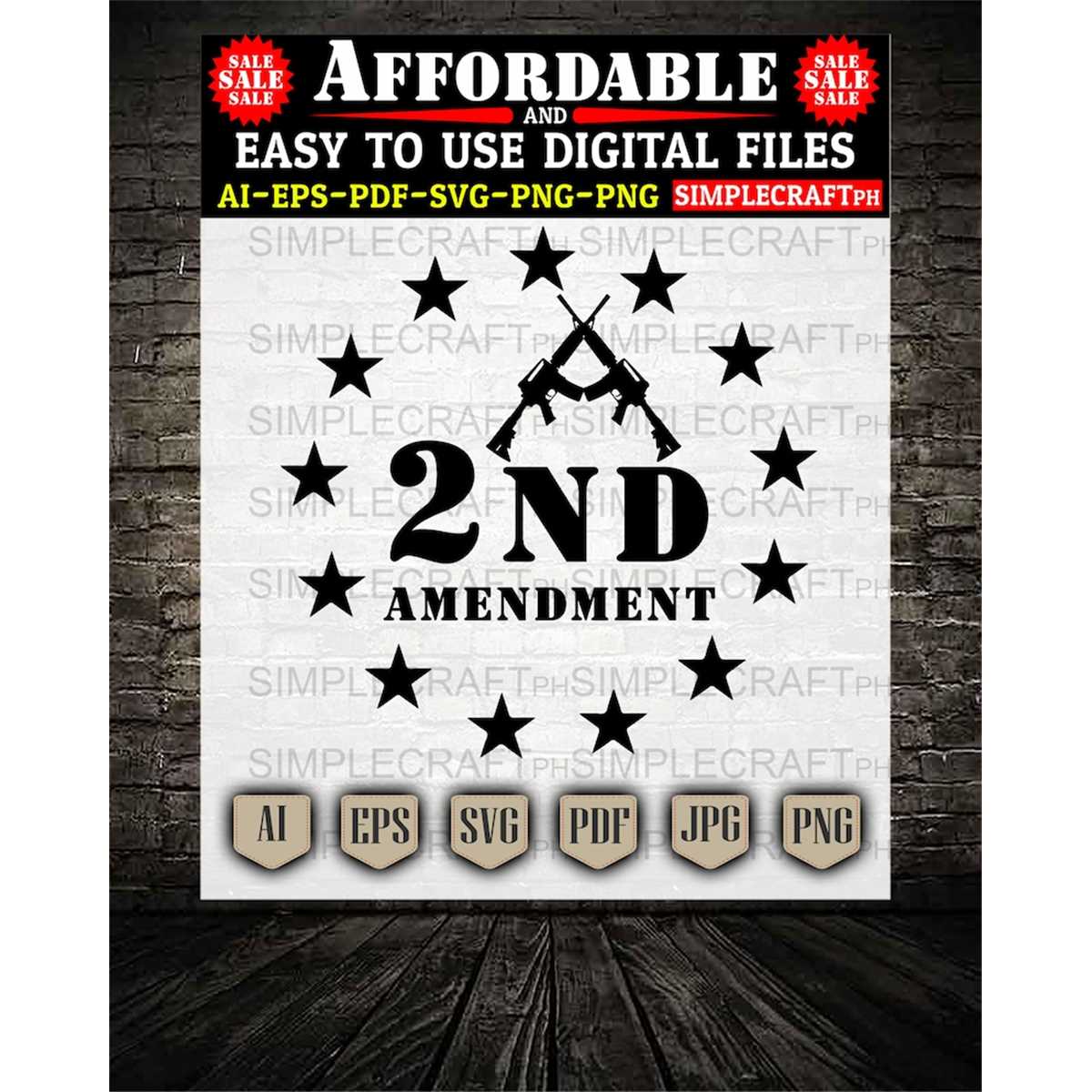 2nd Amendment svg || 1776 svg || Gun Rights svg || Defend - Inspire Uplift