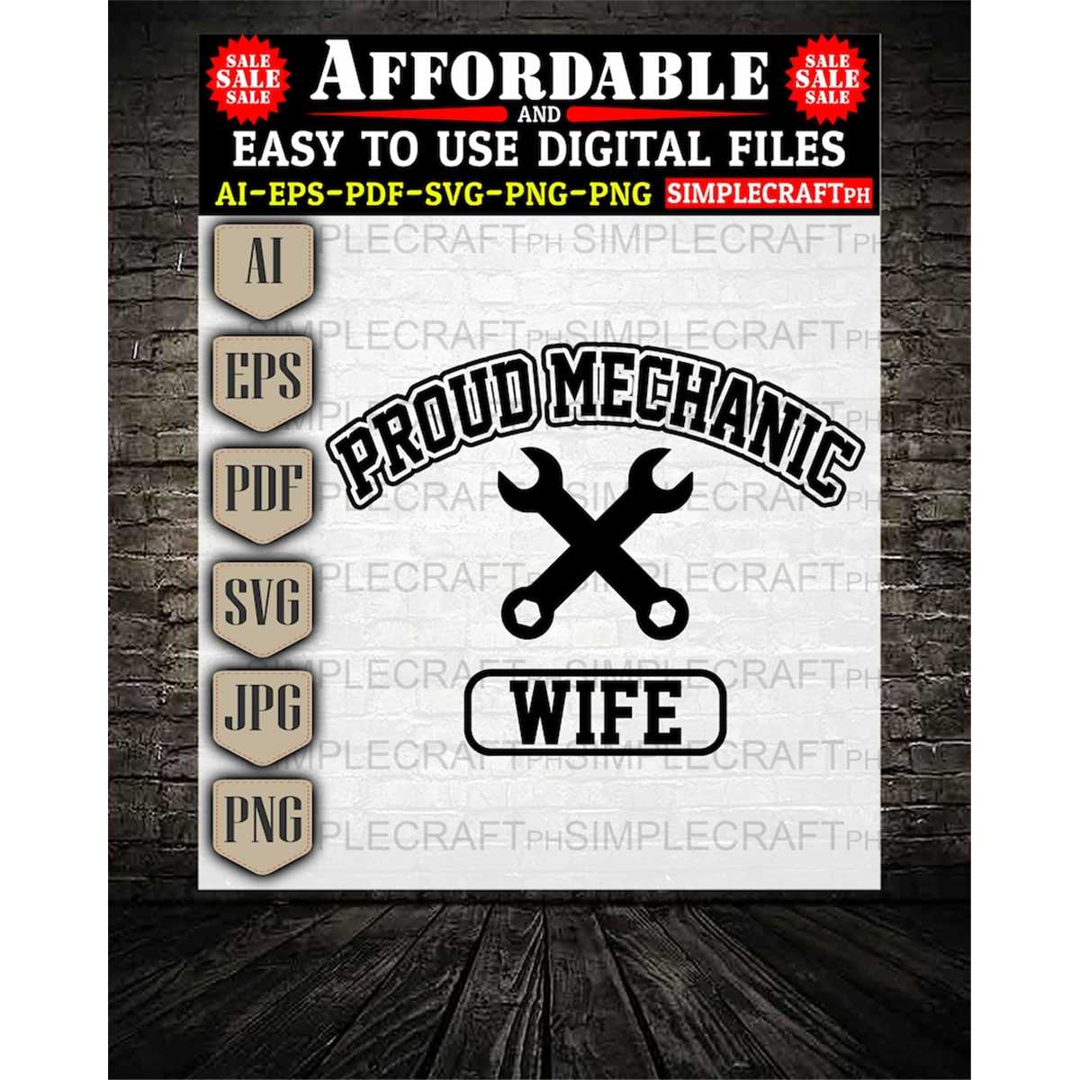 Proud Mechanic Wife svg || Mechanic Wife shirt svg || Proud - Inspire ...