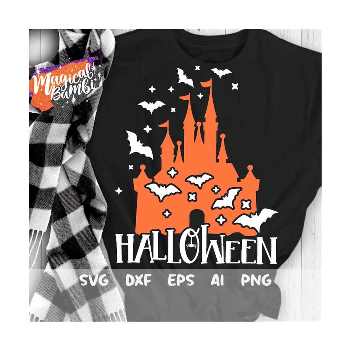 Halloween Svg, Halloween Castle Svg, Trick or Treat Svg, Spo | Inspire ...
