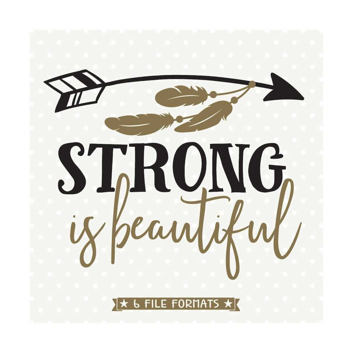Strong is Beautiful SVG file, Workout SVG, Womens Shirt svg, | Inspire ...