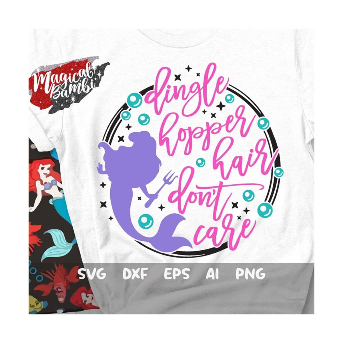 Dingle hopper Hair don't care SVG, Dinglehopper Svg, Mermaid - Inspire ...
