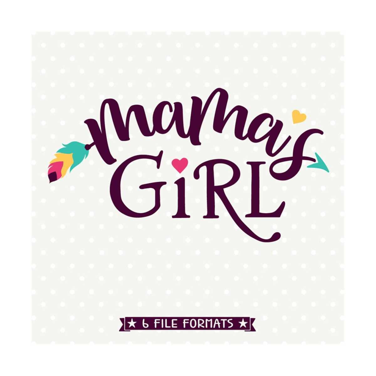 Mama's Girl SVG, Boho SVG design, Mama's Girl Shirt Iron on | Inspire ...