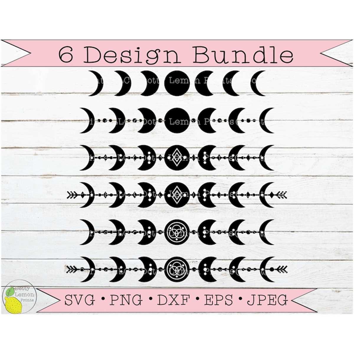 Moon svg Bundle Celestial svg Boho svg Crescent Moon svg Moo - Inspire ...