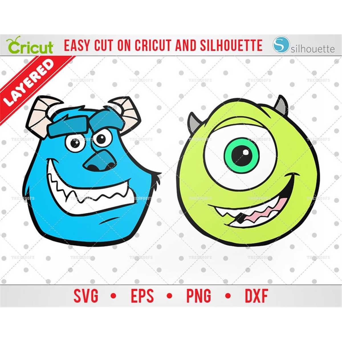 Layered SVG, Vector, Cut Files for Cricut and Silhouette, Re | Inspire ...