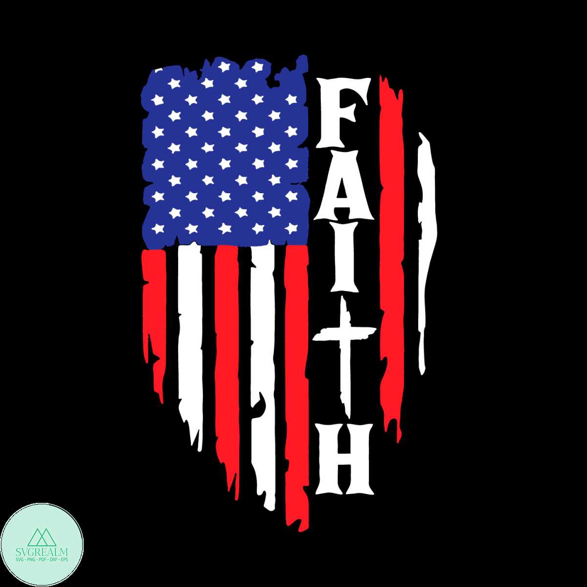 Distressed American Flag SVG, Trending Svg, Faith SVG, Chris | Inspire ...