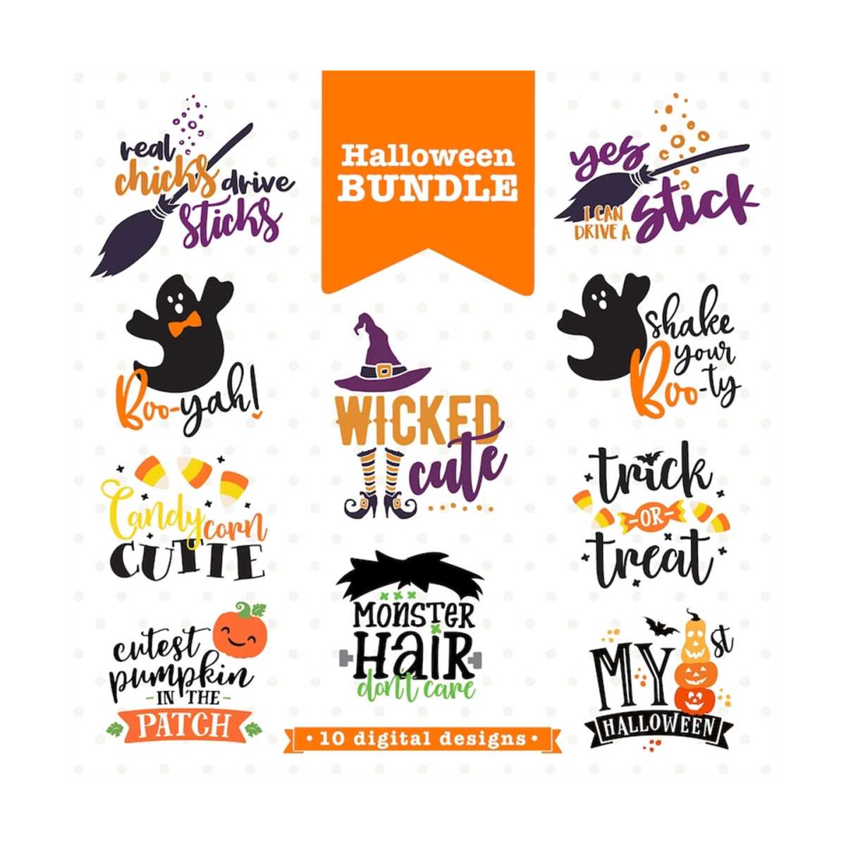 Halloween svg bundle, Halloween png Bundle, Halloween clip a | Inspire ...