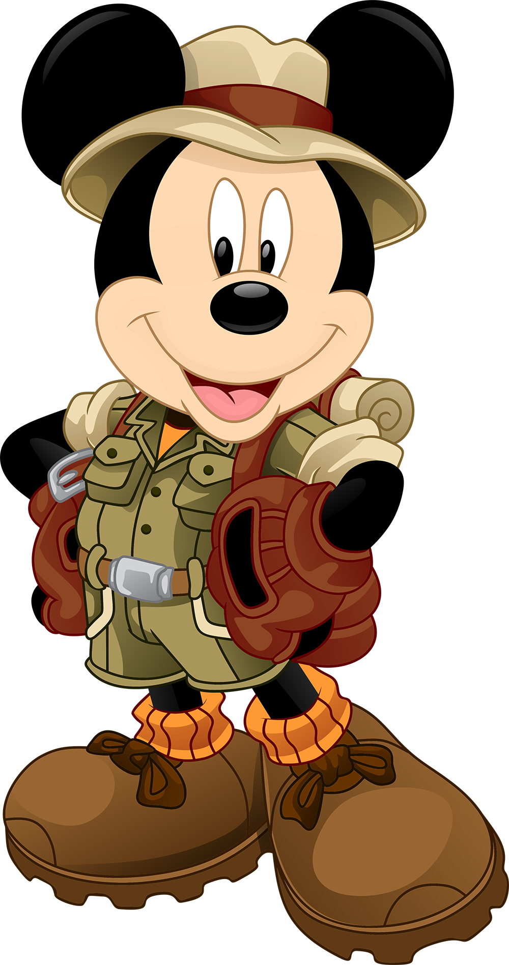 Mickey Mouse PNG, Mickey Safari Clipart, Mickey Safari PNG D | Inspire ...