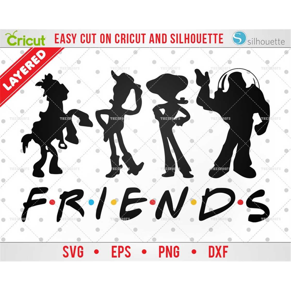Layered SVG, Vector, Cut Files for Cricut and Silhouette, Re | Inspire ...