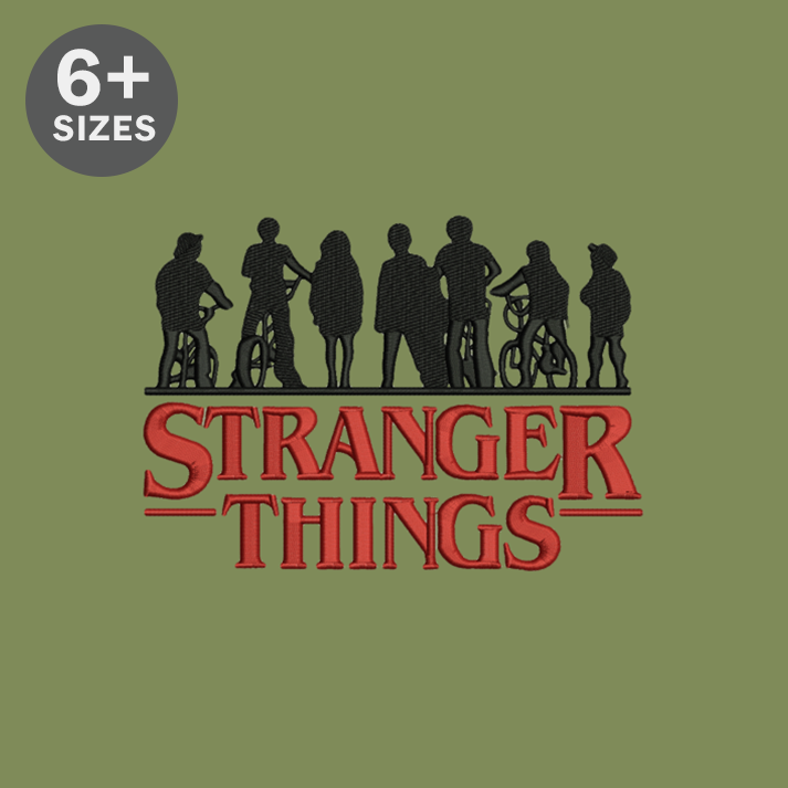 Strange Things Machine Embroidery Design - Inspire Uplift