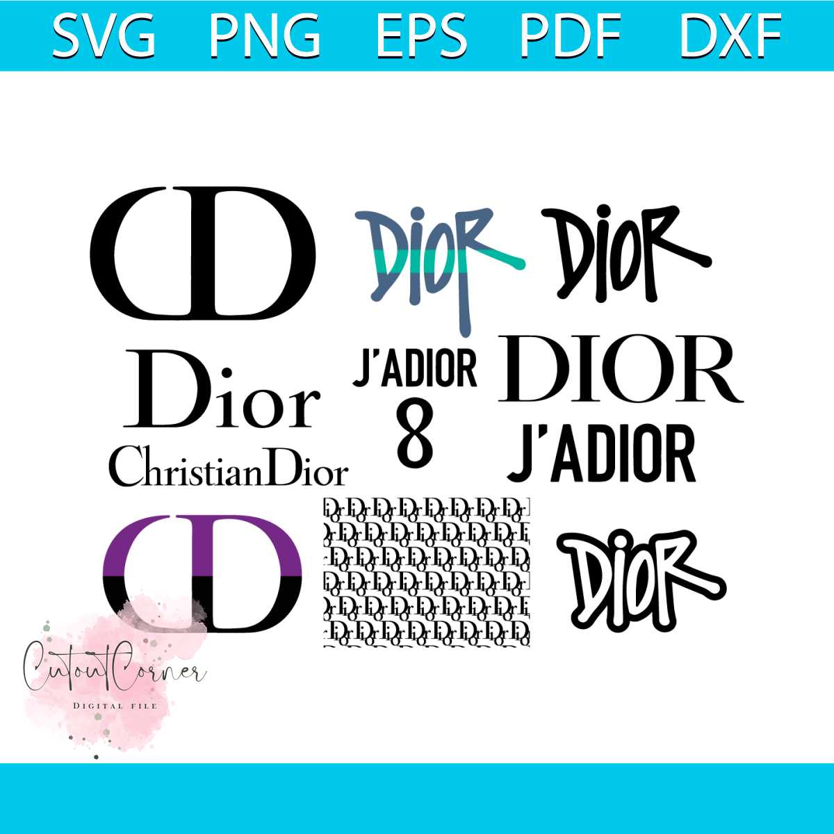 Logo Dior Bundle svg, Bundle logo Dior svg, fashion logo svg | Inspire ...