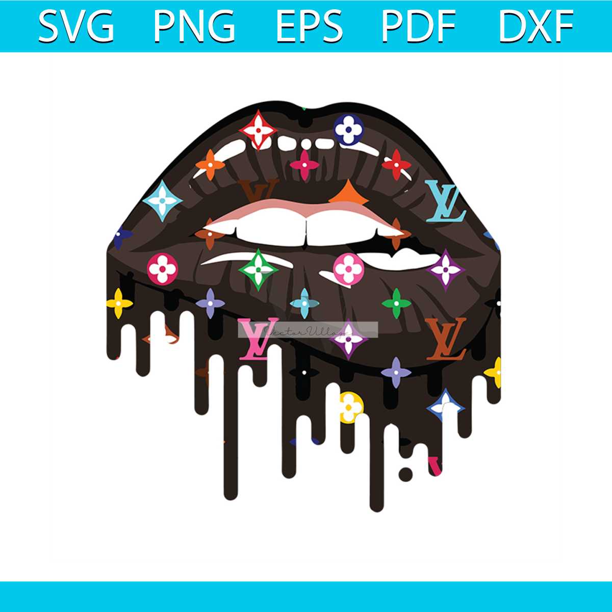 Logo brand Supreme Dripping Lips svg, logo svg, fashion logo | Inspire ...