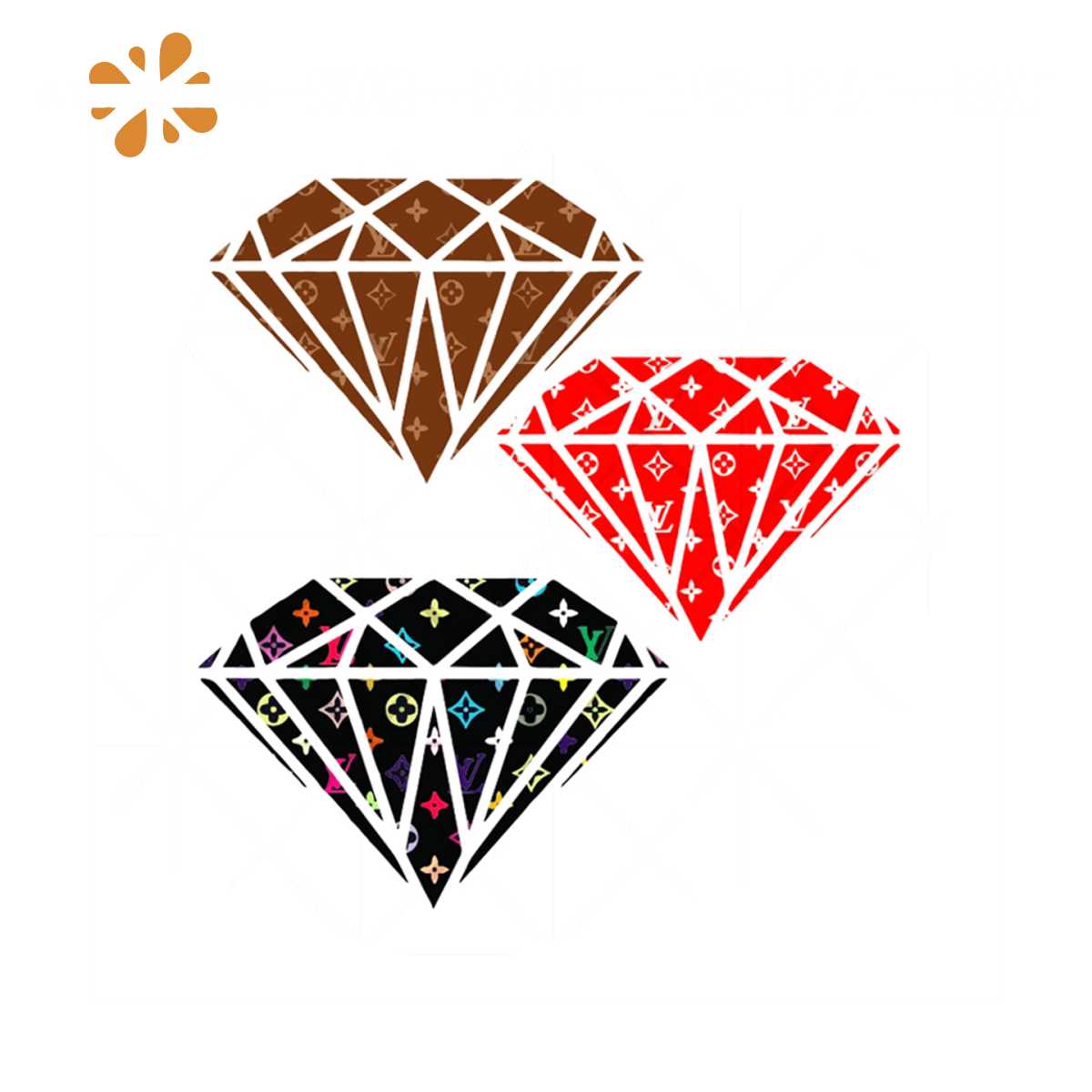 Logo brand LV Diamond svg, logo svg, fashion logo svg, fashi - Inspire ...