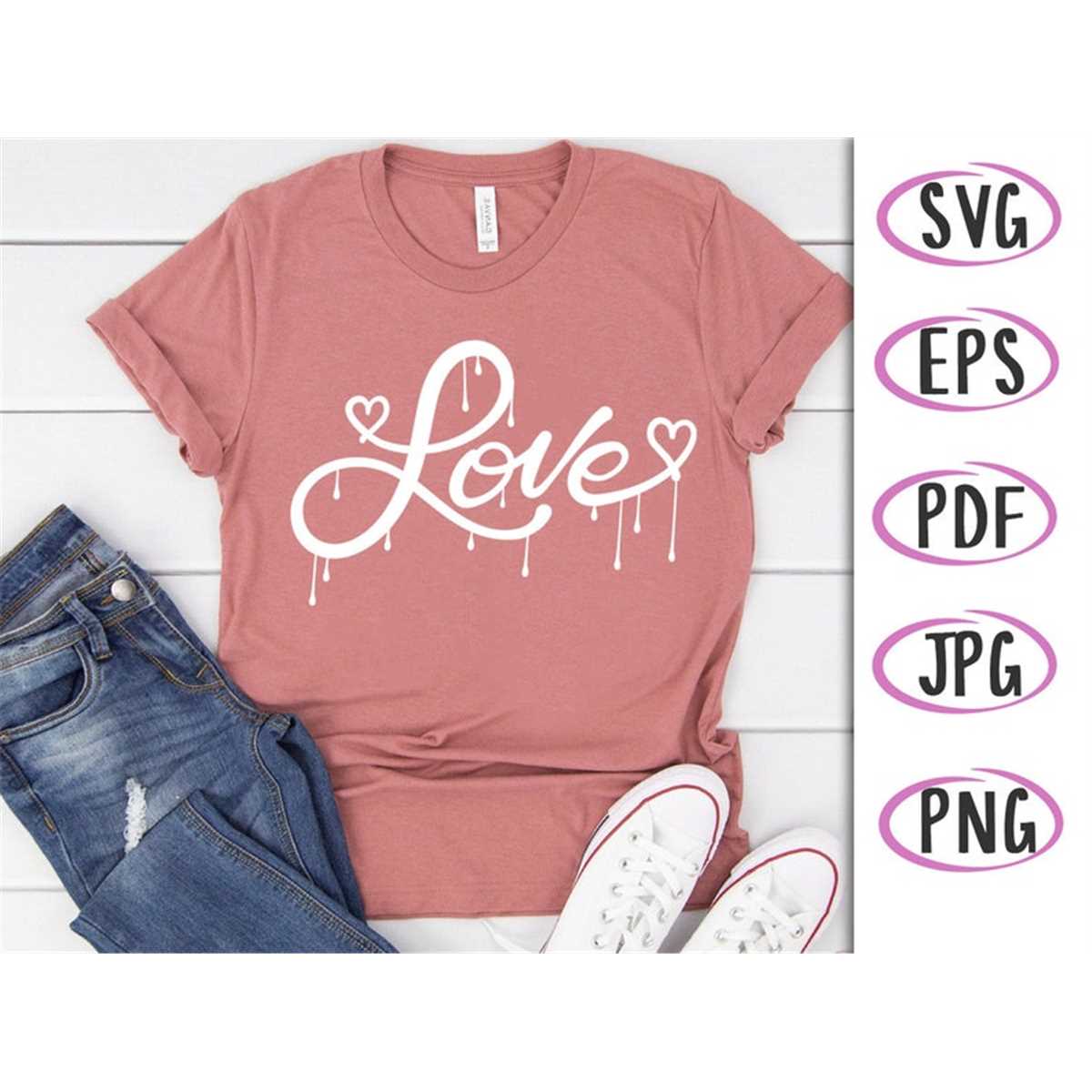 Dripping Love Heart svg png, hand drawn love heart SVG, Vale - Inspire ...