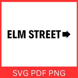 Elm Street Svg Vector, Halloween Svg | Inspire Uplift