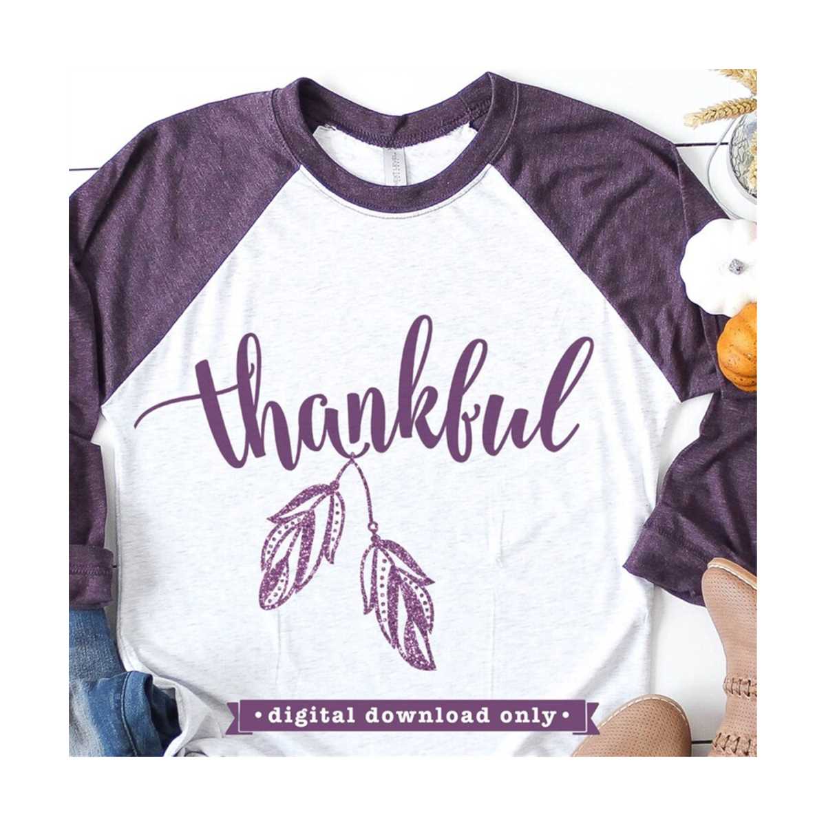 Thanksgiving SVG, Thankful SVG file, Thanksgiving Decor svg - Inspire ...