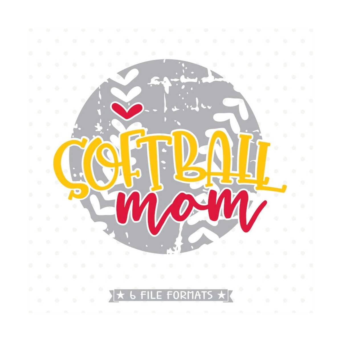 Softball Mom SVG, Distressed Softball SVG file, Grunge Softb | Inspire ...