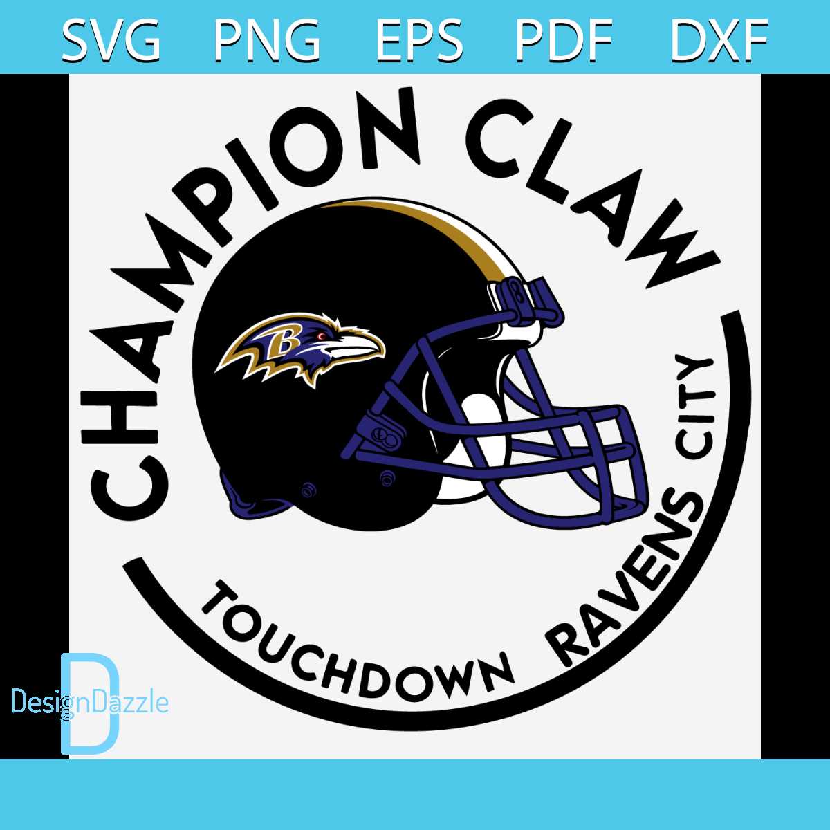 Champion Claw Touchdown Ravens City Svg, Sport Svg, Baltimor | Inspire ...