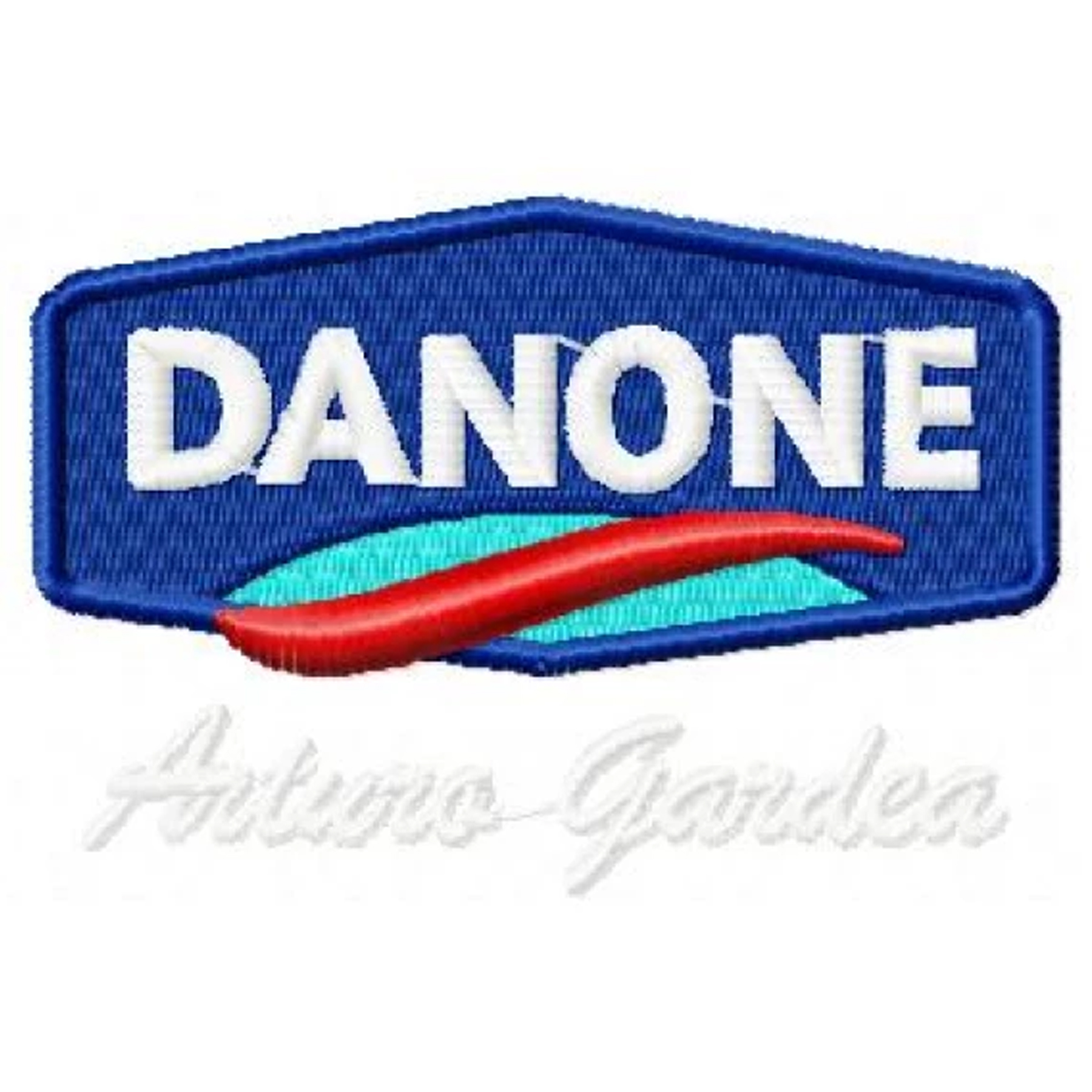 Danone logo embroidery design, Logo design, Embroidered desi | Inspire ...