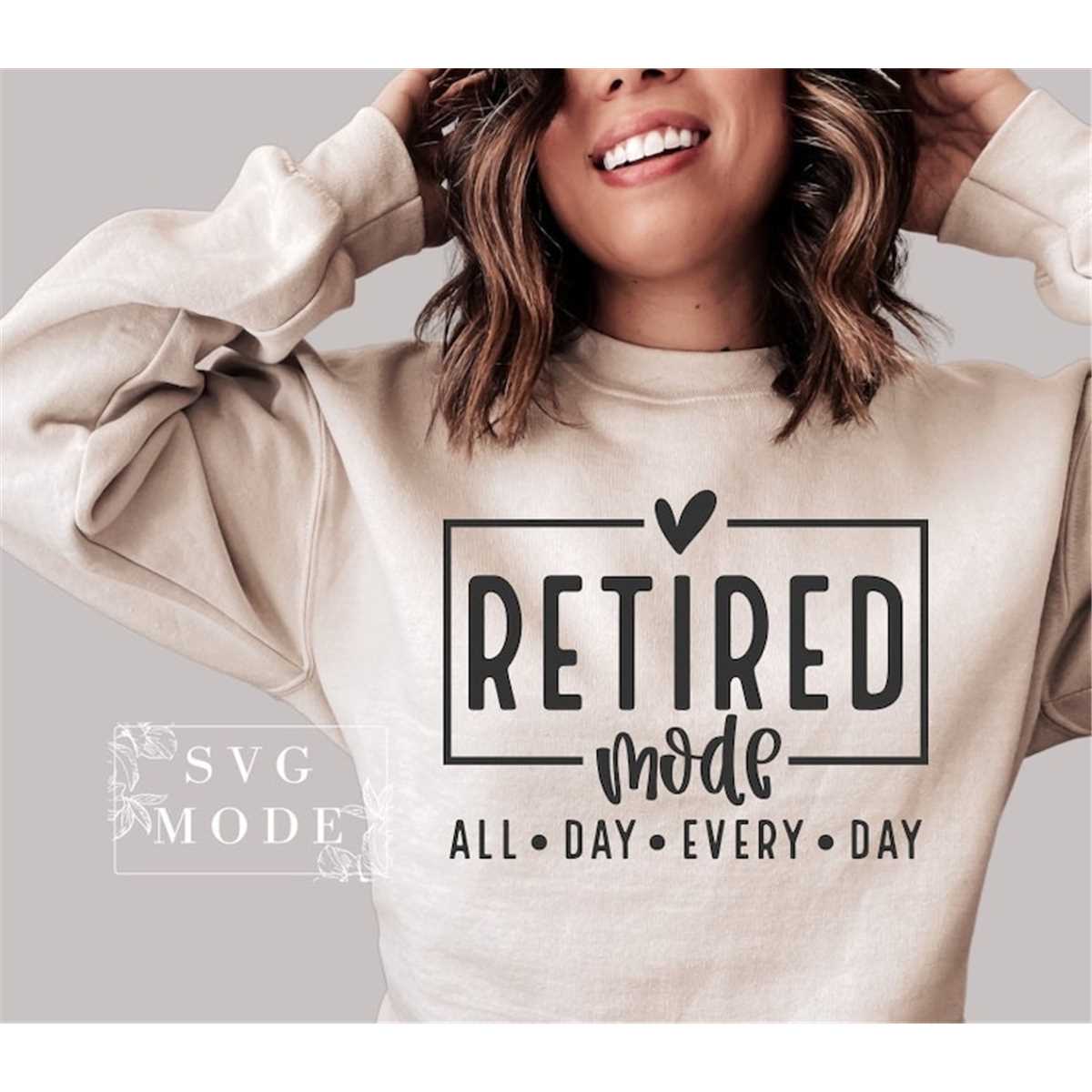 Retired Mode SVG PNG, Retirement Shirt Svg, Officially Retir | Inspire ...