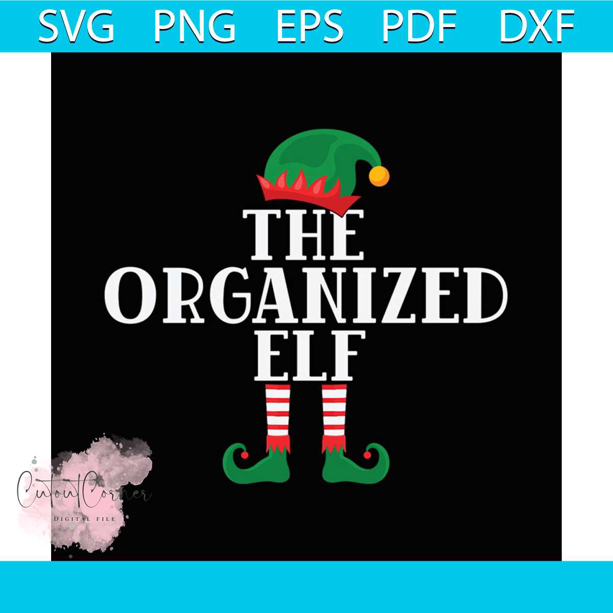 The Organized Elf Svg, Christmas Svg, Elf Organized Svg, Elf | Inspire ...