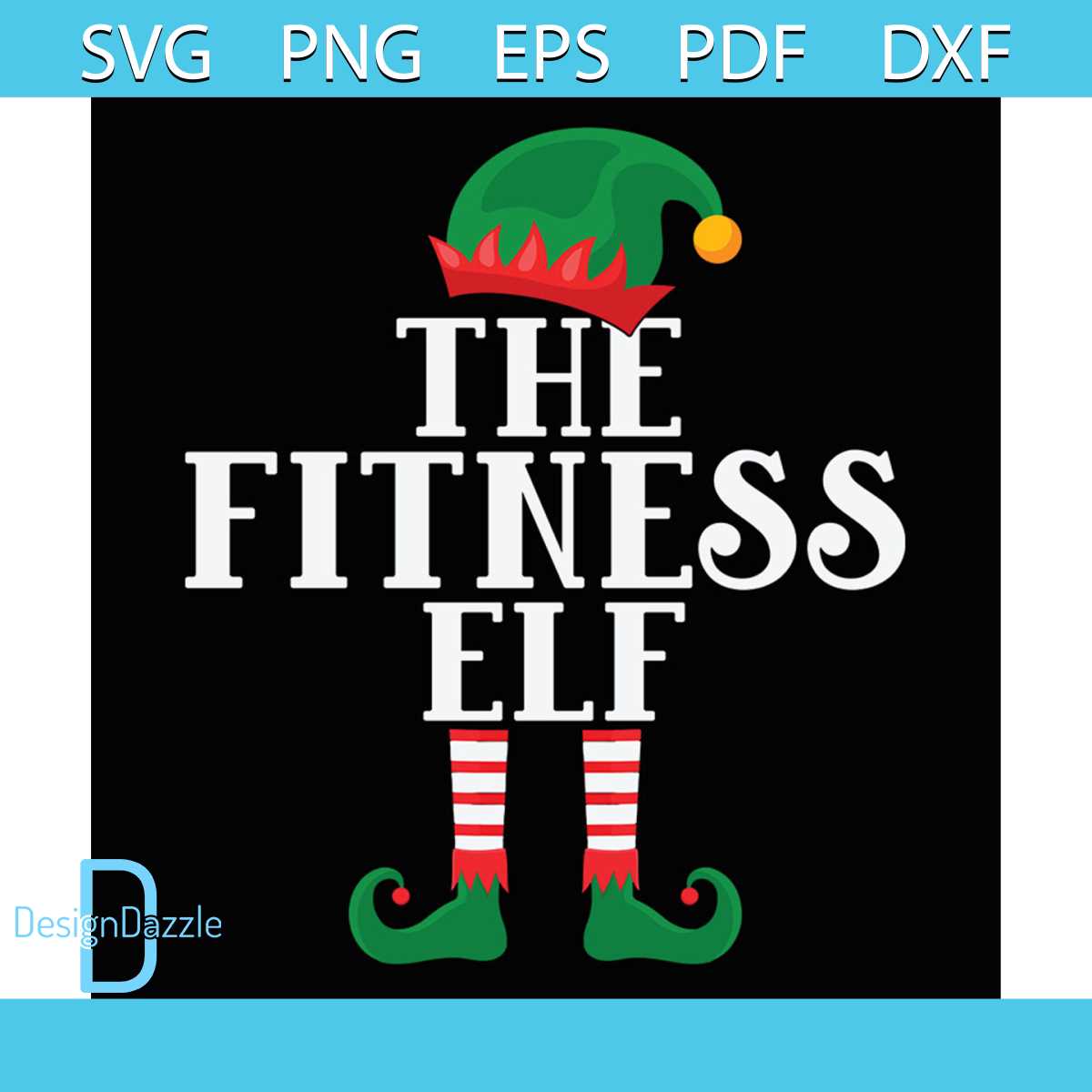 The Fitness Elf Svg, Christmas Svg, Elf Fitness Svg, Elf Svg | Inspire ...