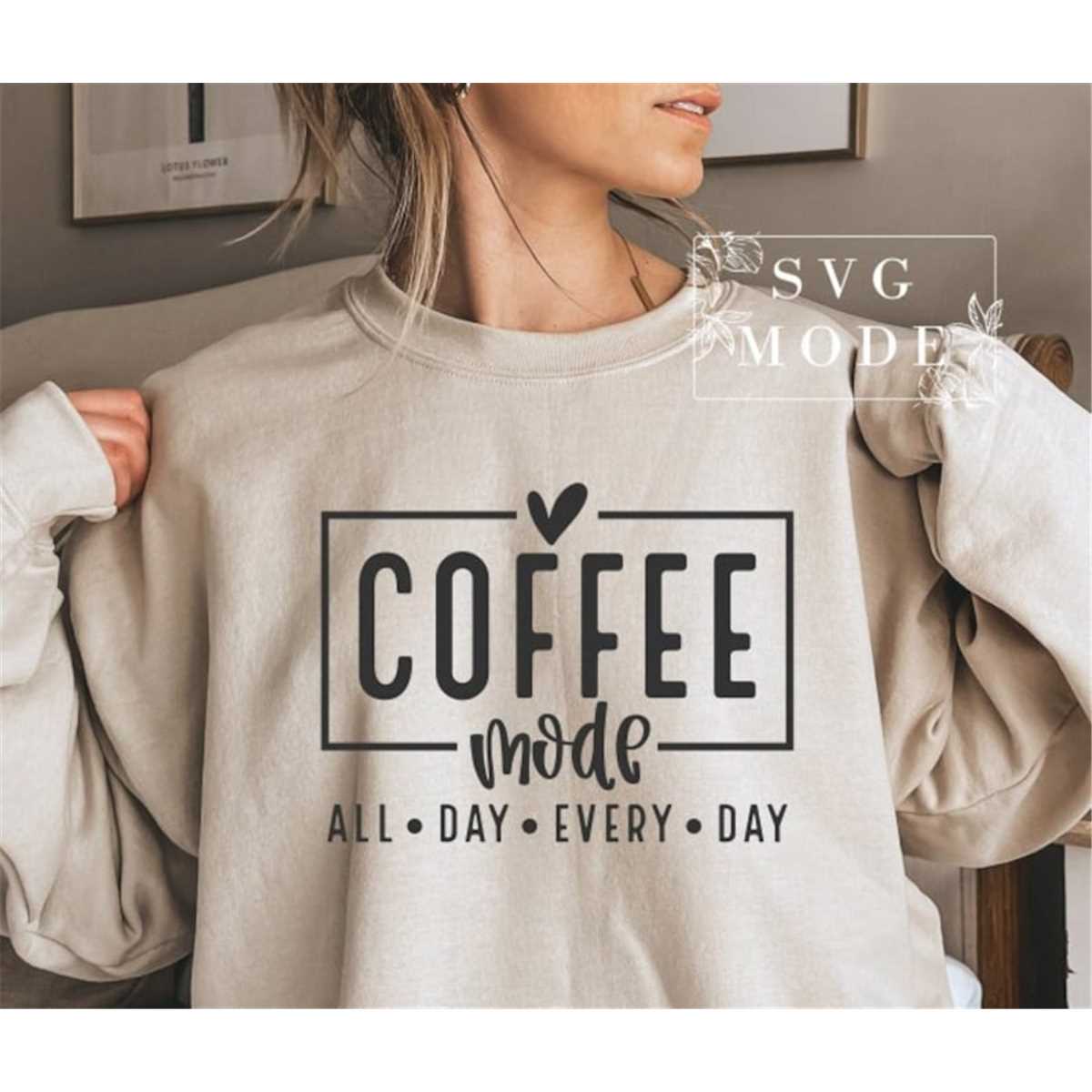 Coffee Mode SVG PNG, Coffee Svg, Retro Coffee Svg, Coffee Lo | Inspire ...