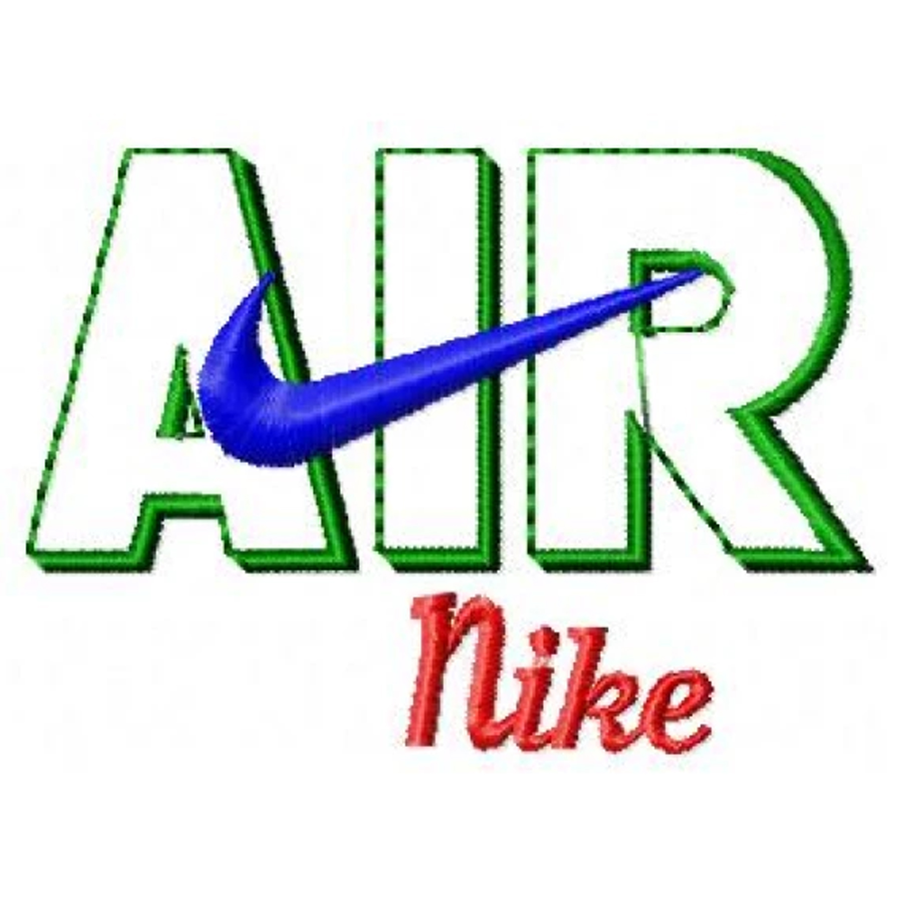 Air nike logo embroidery design, Sale design, Embroidered de | Inspire ...