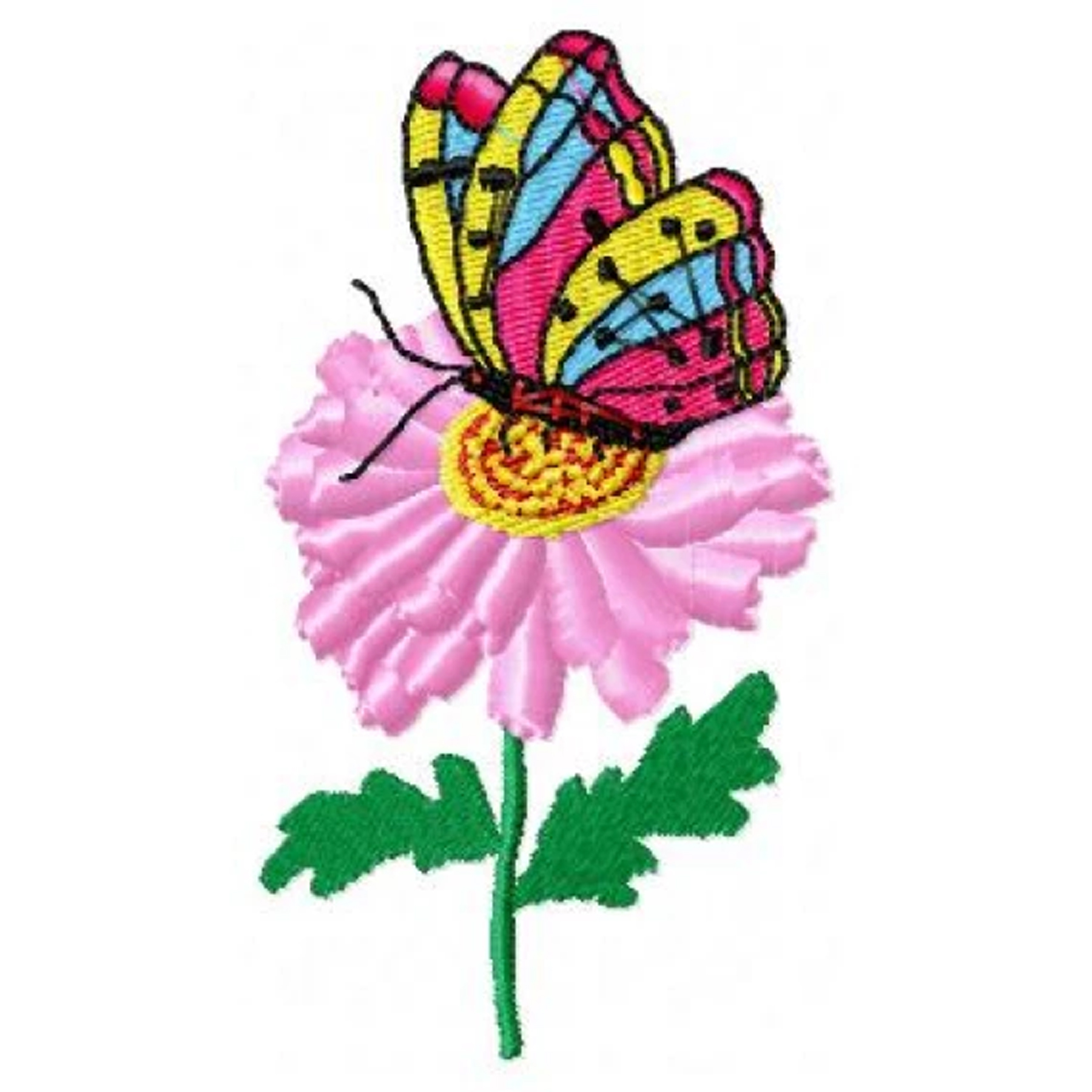 Butterfly flower embroidery design, Sale design,Embroidered | Inspire Uplift