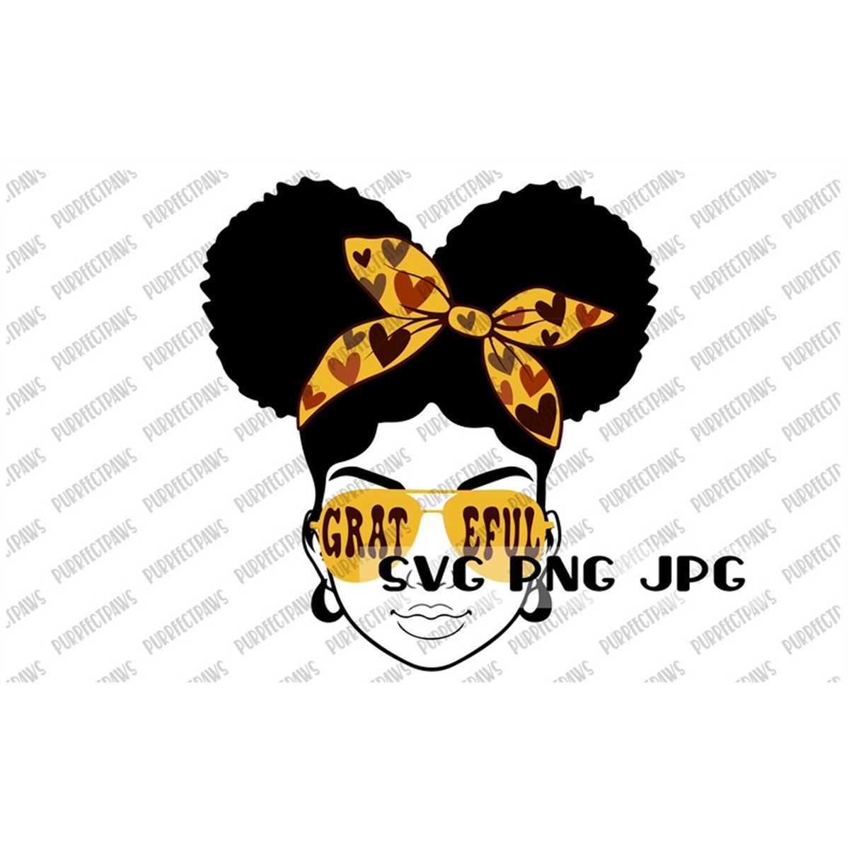 Grateful Afro Puffs SVG, Afro Woman, Black Woman, Thanksgivi | Inspire ...