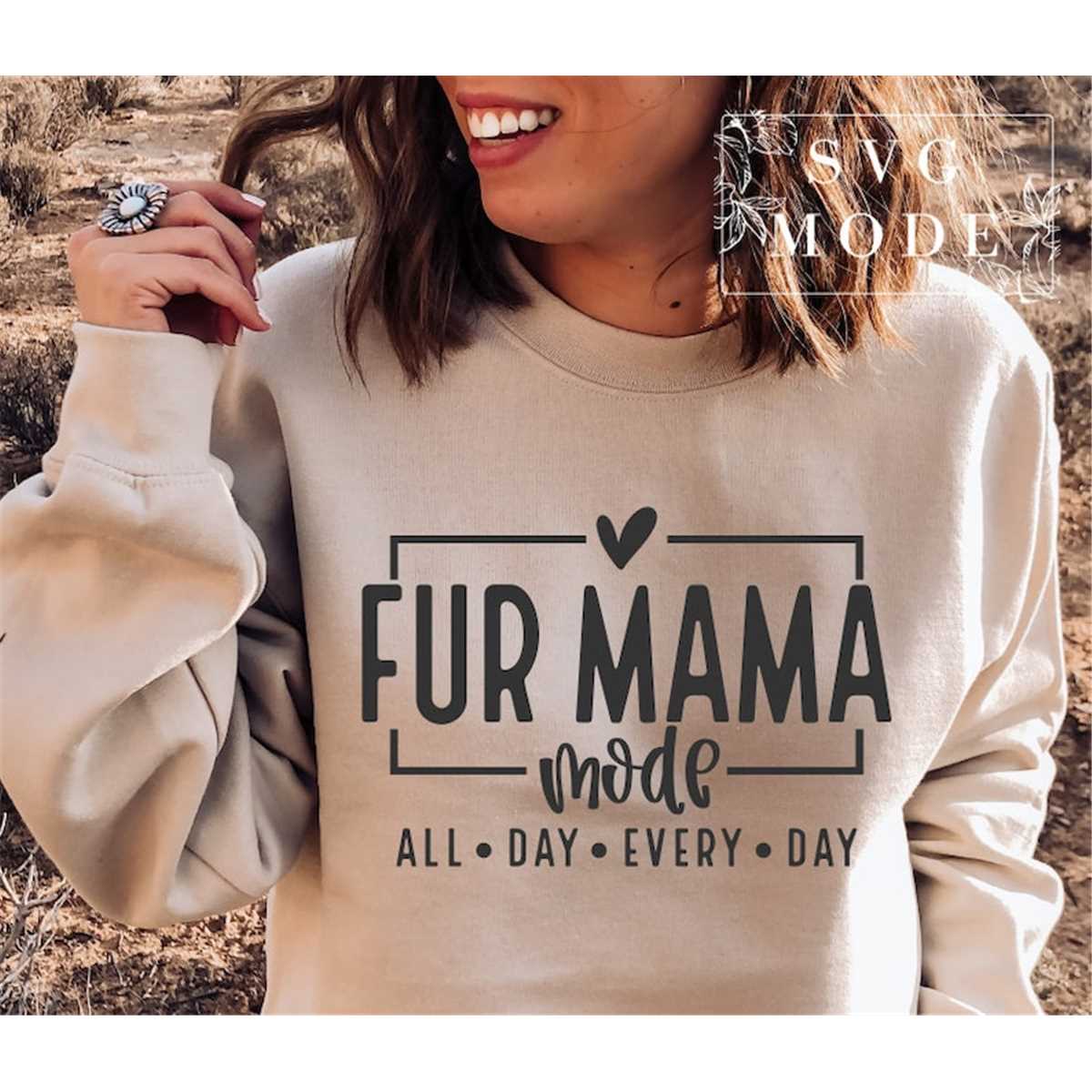 Fur Mom Mode SVG PNG PDF, Dog Mama Svg, Paw Mom Svg, Cat Mom | Inspire ...