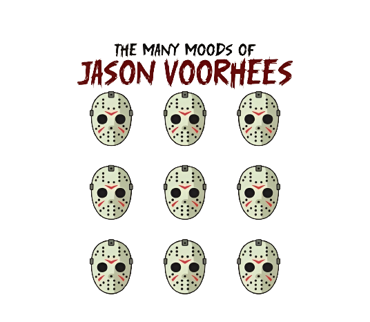 The Many Moods Of Jason Voorhees SVG, Funny Jason Voorhees H - Inspire ...