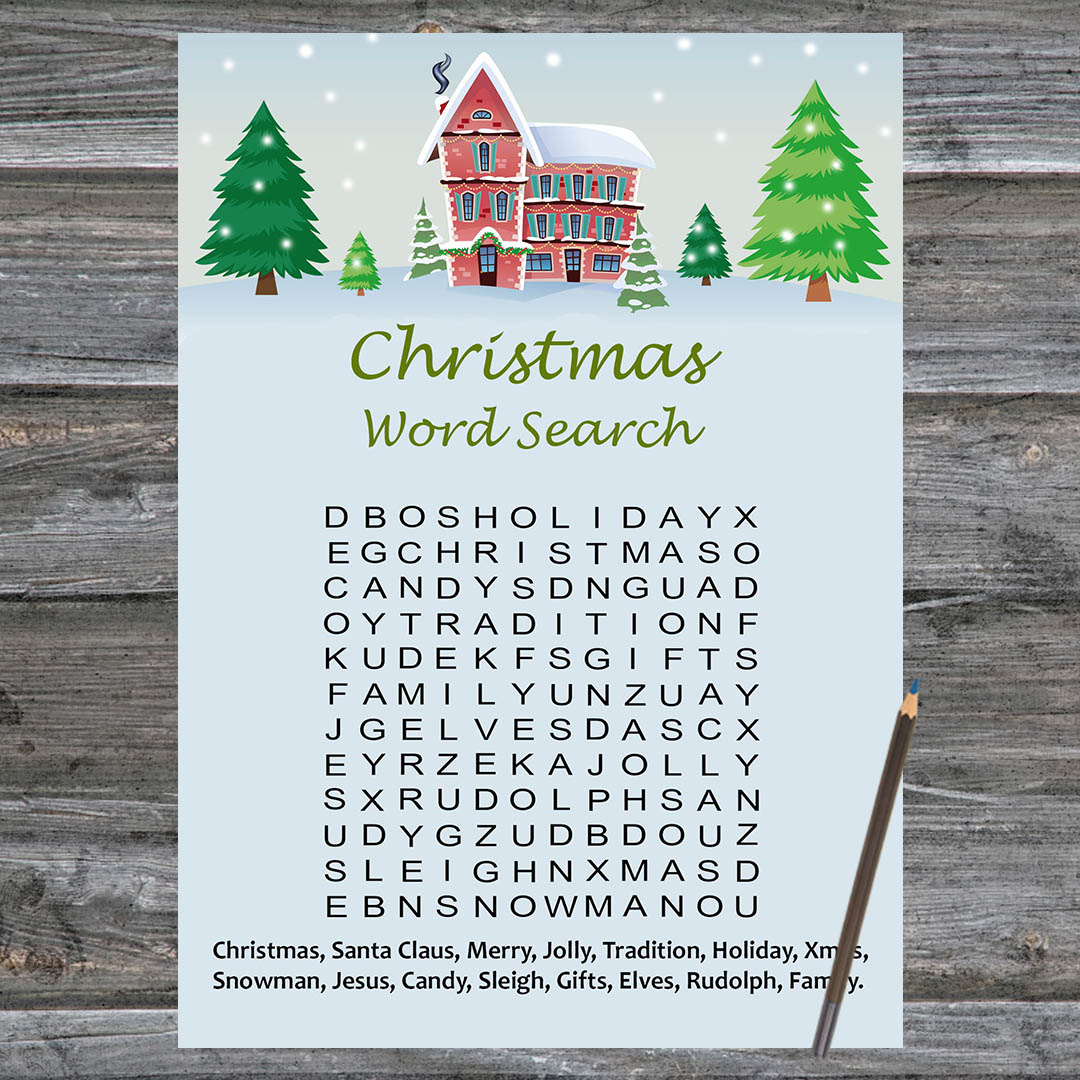 Christmas party games,Christmas Word Search Game Printable,W | Inspire ...