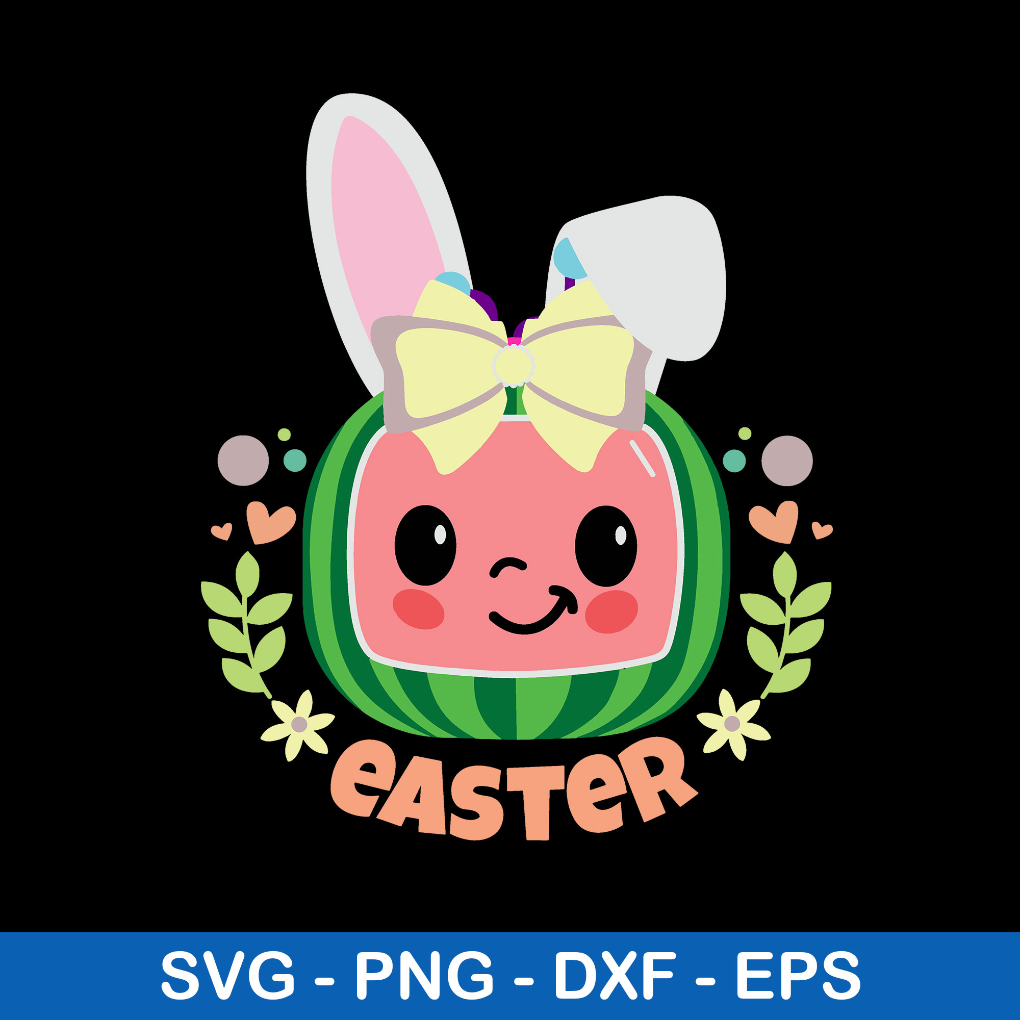 Cocomelon Easter Svg, Cocomelon Svg, Png Dxf Eps File - Inspire Uplift