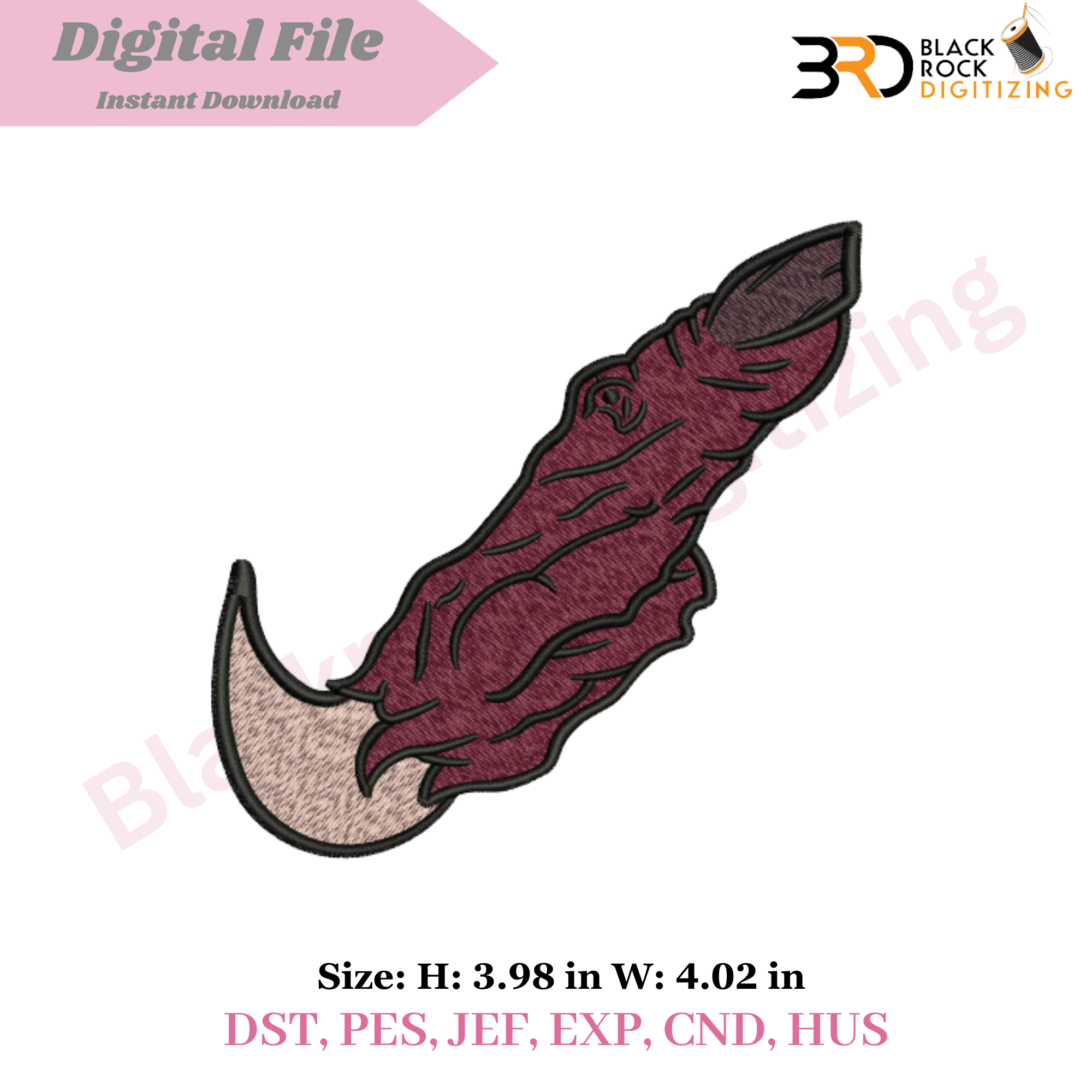 Sukuna Finger Halloween Embroidery Design for Machine Embroi | Inspire ...