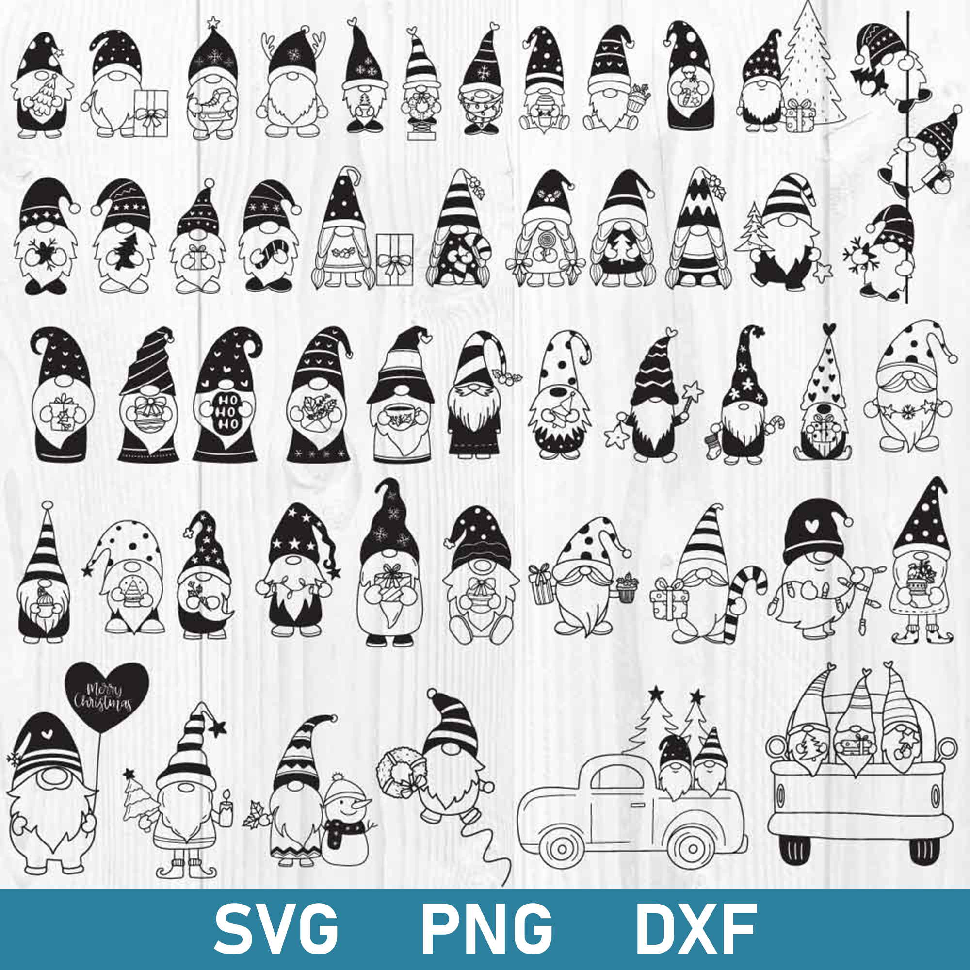 Gnomes Bundle Svg, Gnome Svg, Gnome Christmas Svg, Christmas | Inspire ...