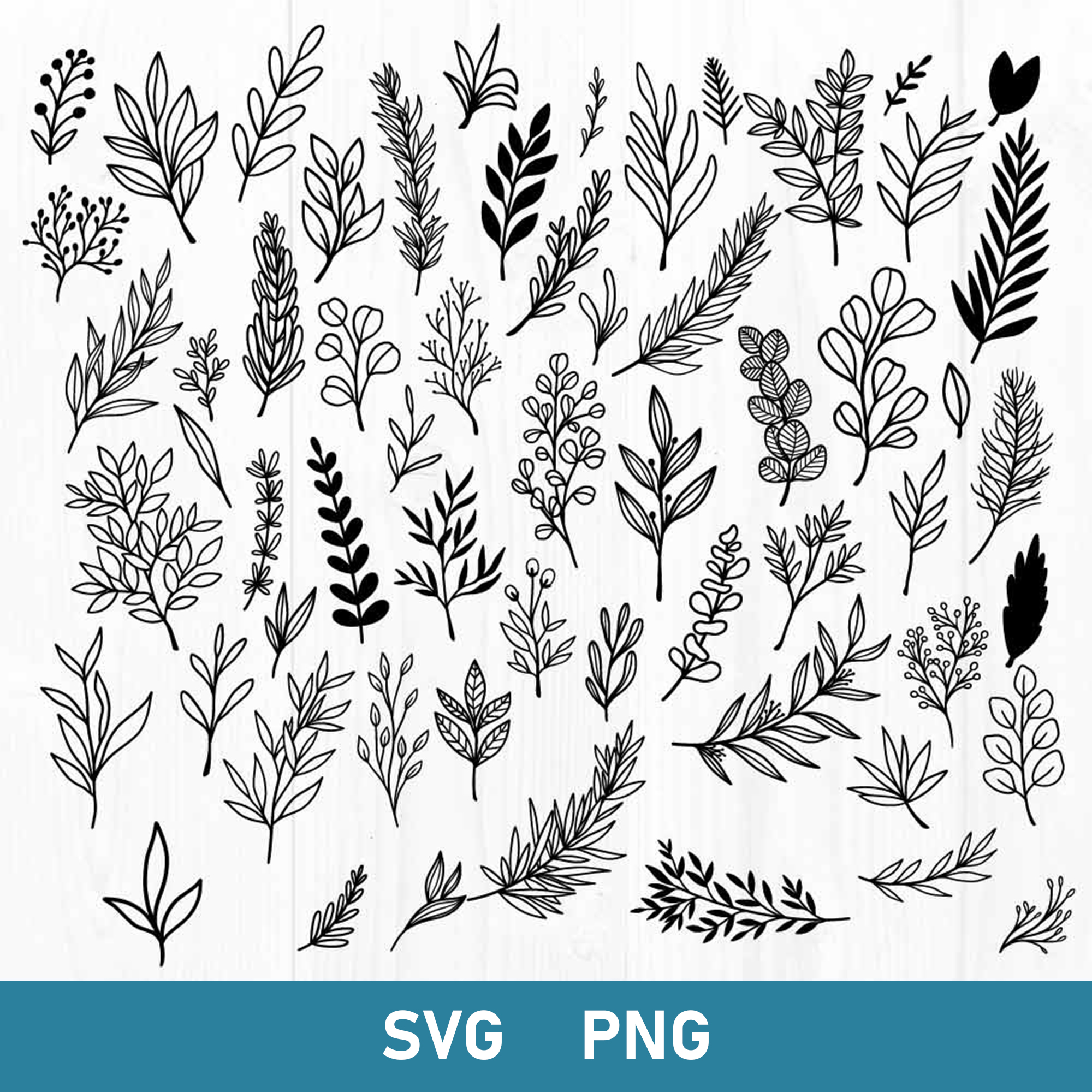 Greenery Bundle Svg, Greenery Svg, Leaves Svg, Leaf Svg, Png | Inspire ...