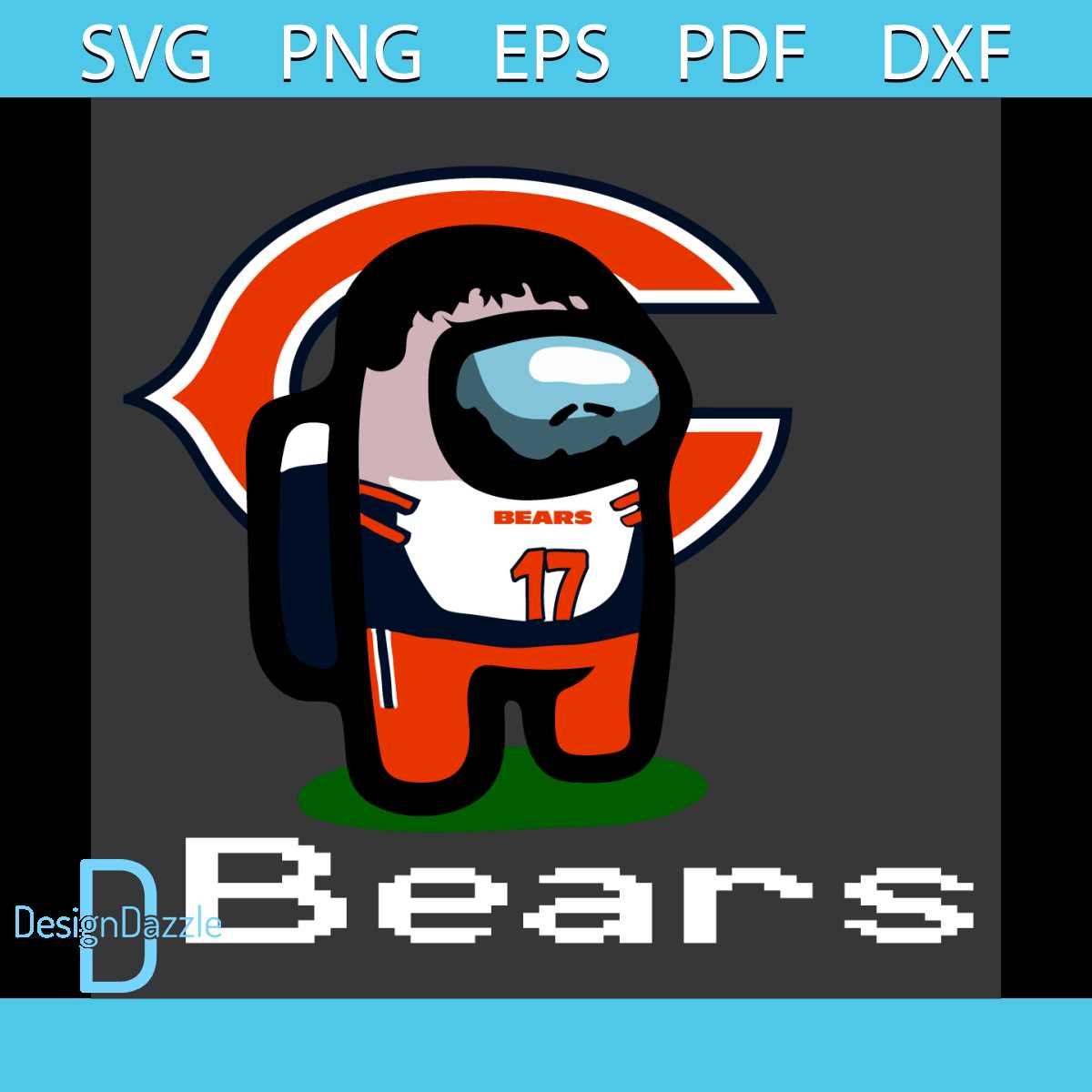 Chicago Bears Among Us Svg, Sport Svg, Among Us Svg, Imposto | Inspire ...