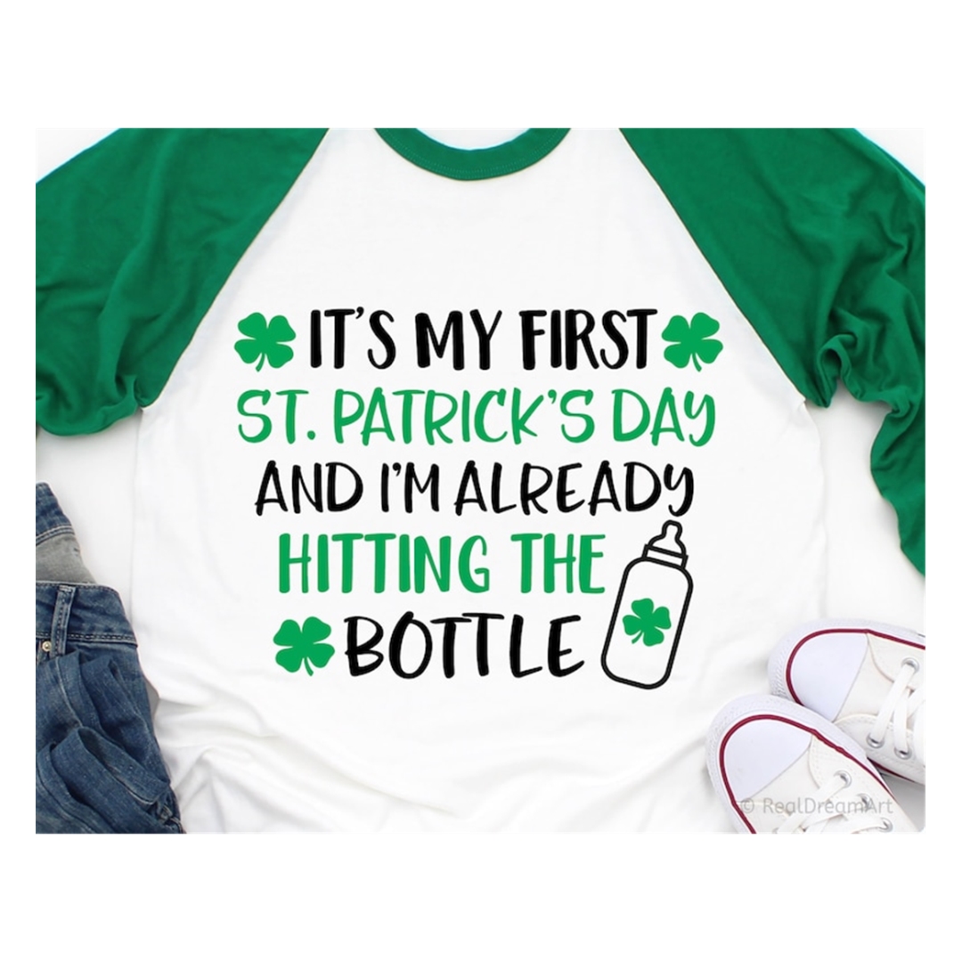 My First St Patricks Day Svg, Funny St Patricks Svg, Lucky T - Inspire ...